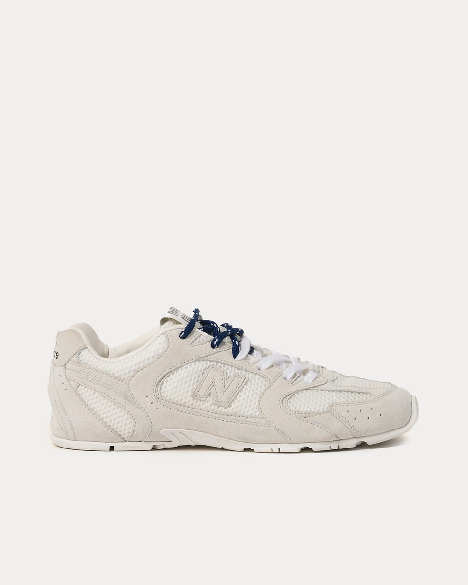 New Balance x Miu Miu 530 SL Suede & Mesh White Low Top Sneakers - Sneak in Peace