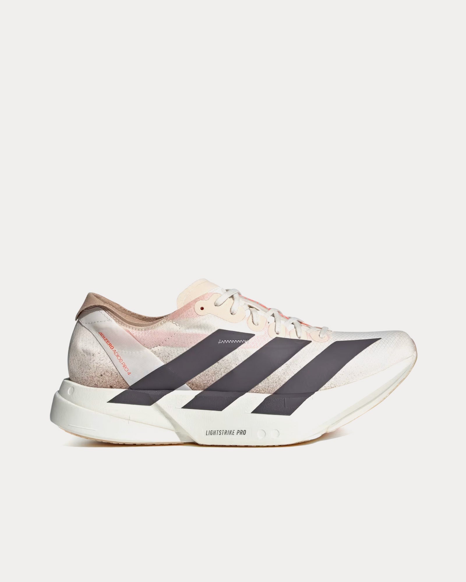 Adidas Men's Adizero EVO SL Chalk White / Grey Strata / Impact Orange ...