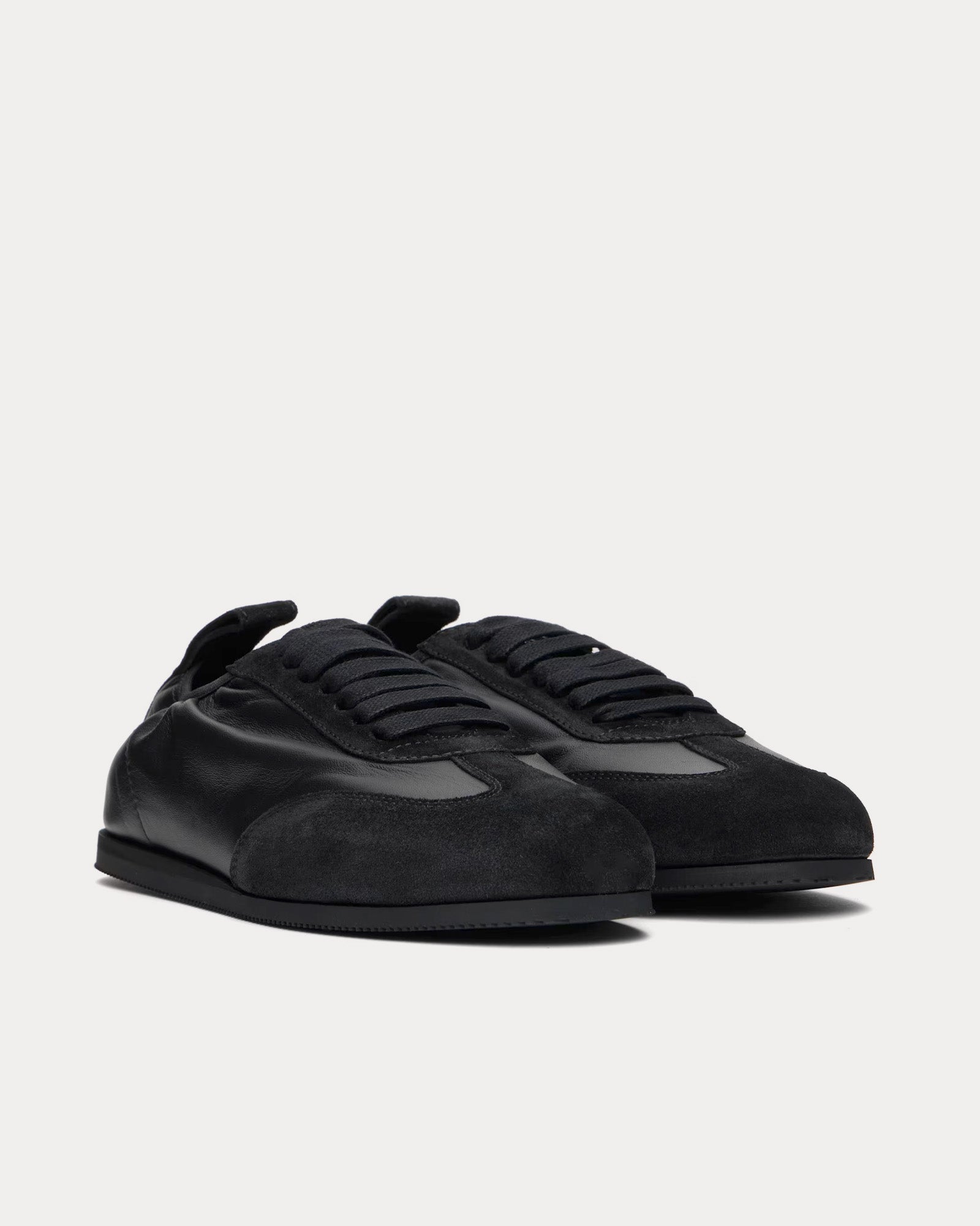 Ann Demeulemeester Women's Sami Boxing Black Low Top Sneakers & Trainers
