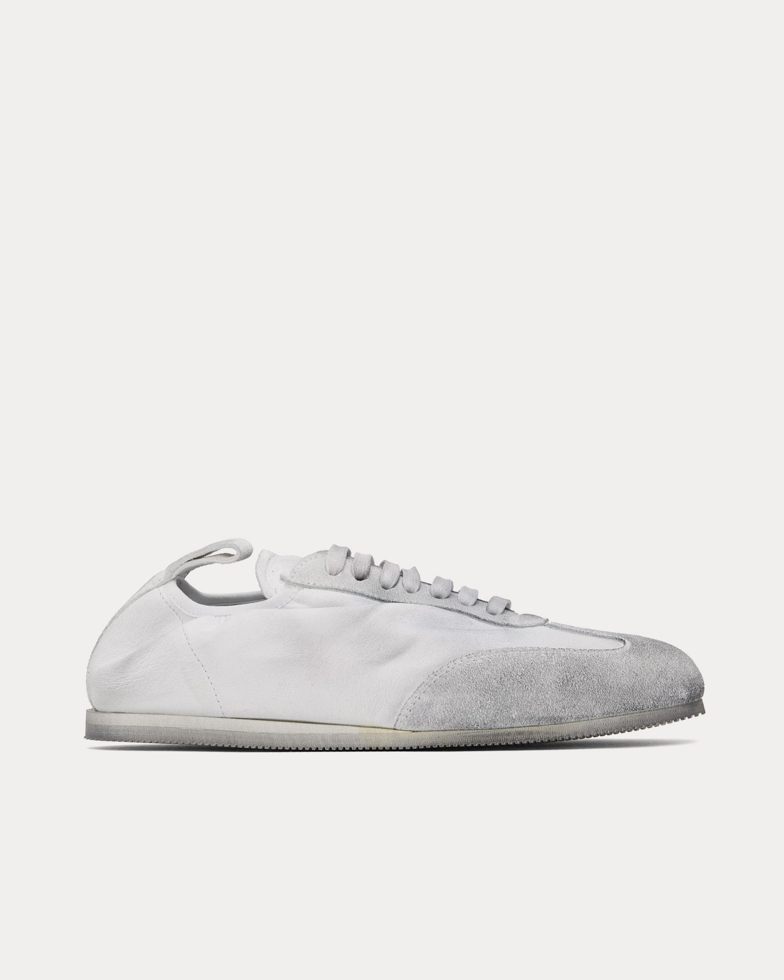Ann Demeulemeester Women's Sami Boxing White Low Top Sneakers