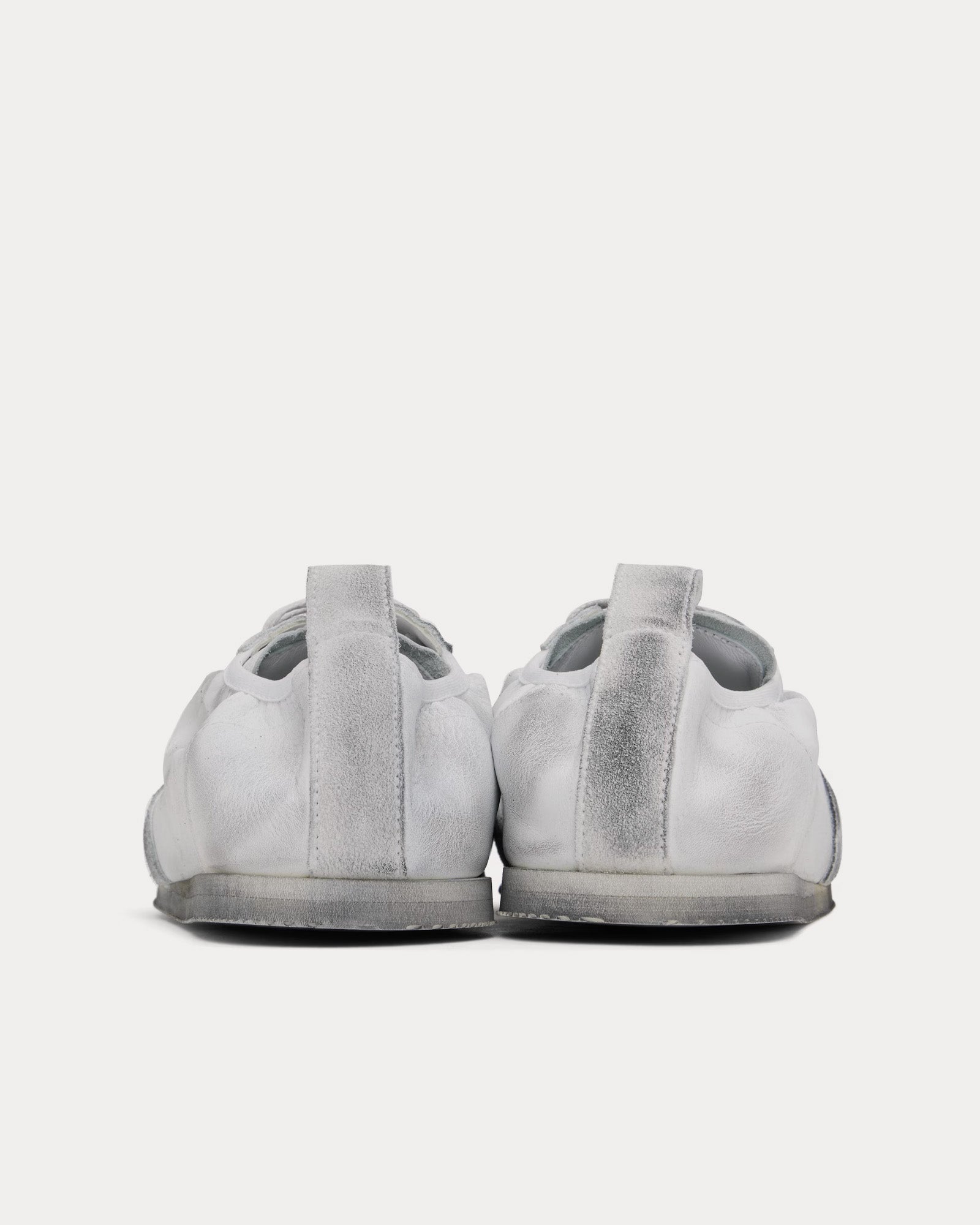 Ann Demeulemeester Women's Sami Boxing White Low Top Sneakers