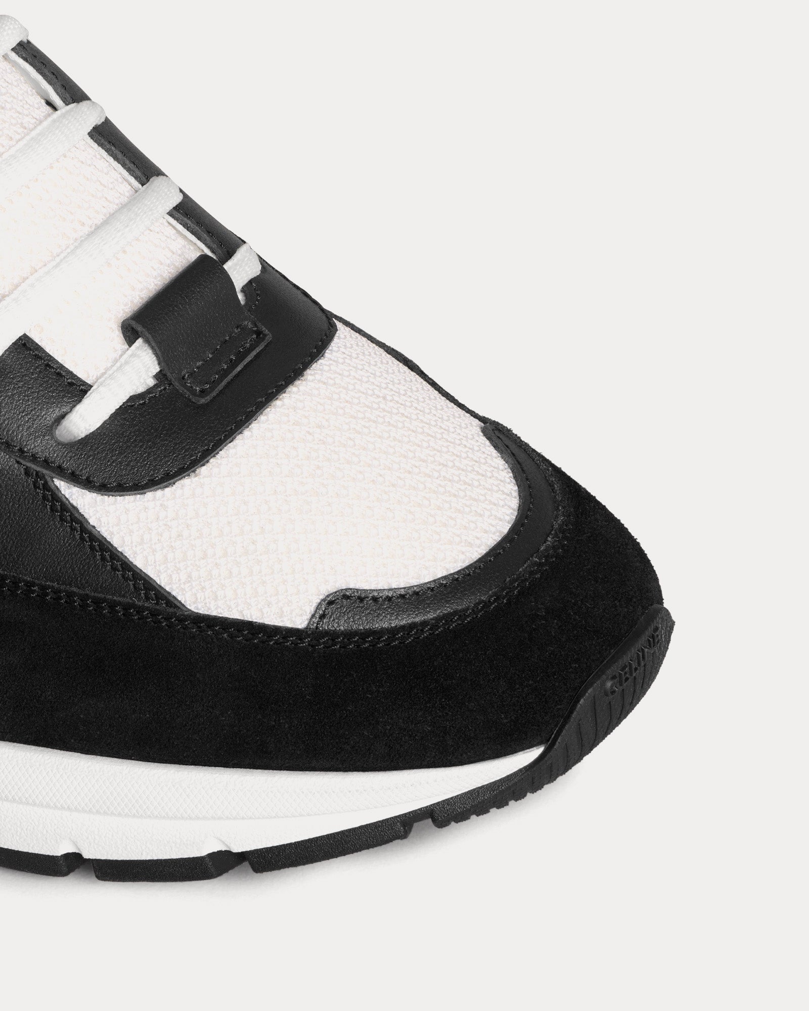 Celine Men's CR-03 Runner Mesh, Suede & Calfskin Black / Optic White ...