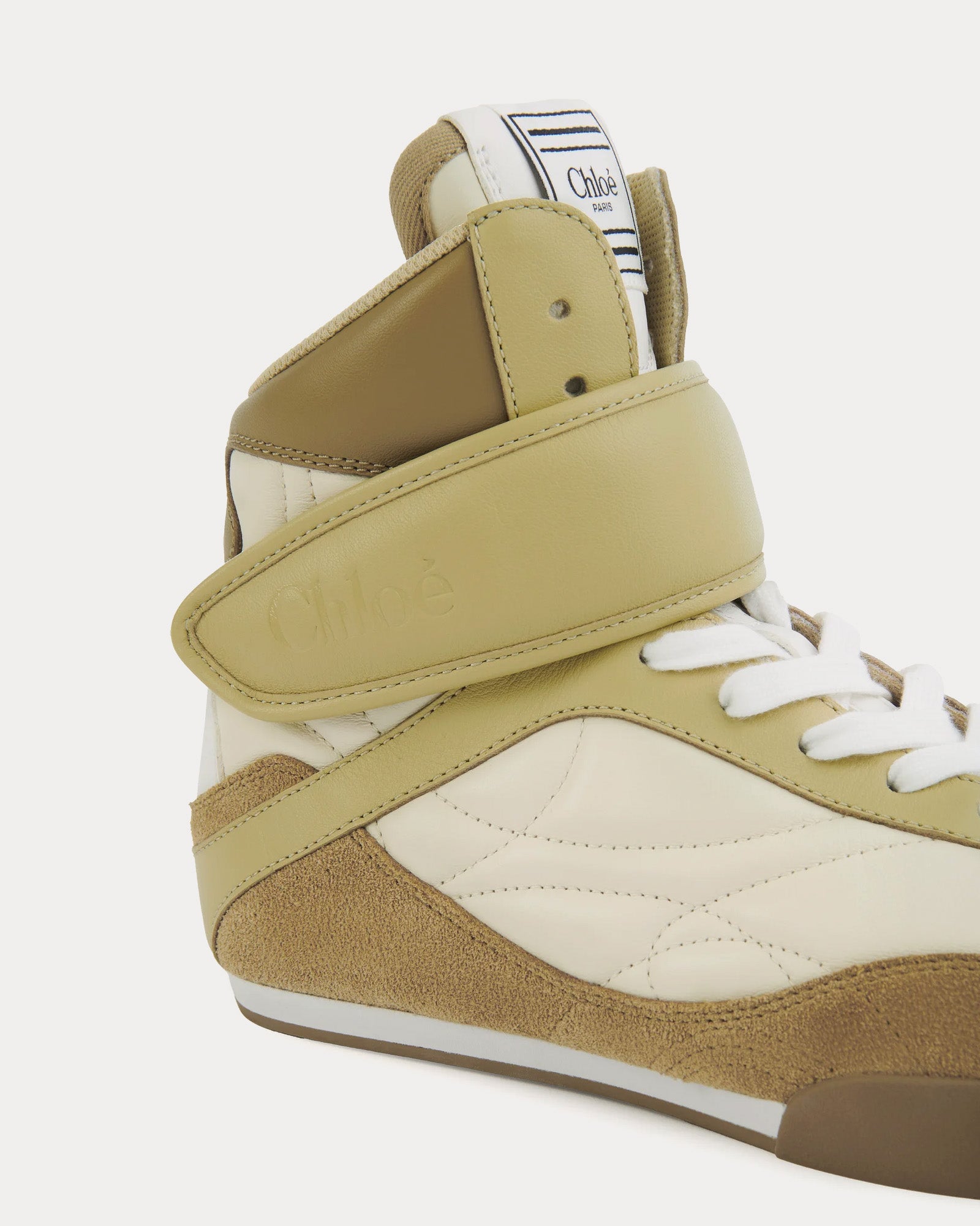 Chloé Women's Chloé Kick Light Ochre High Top Sneakers & Trainers