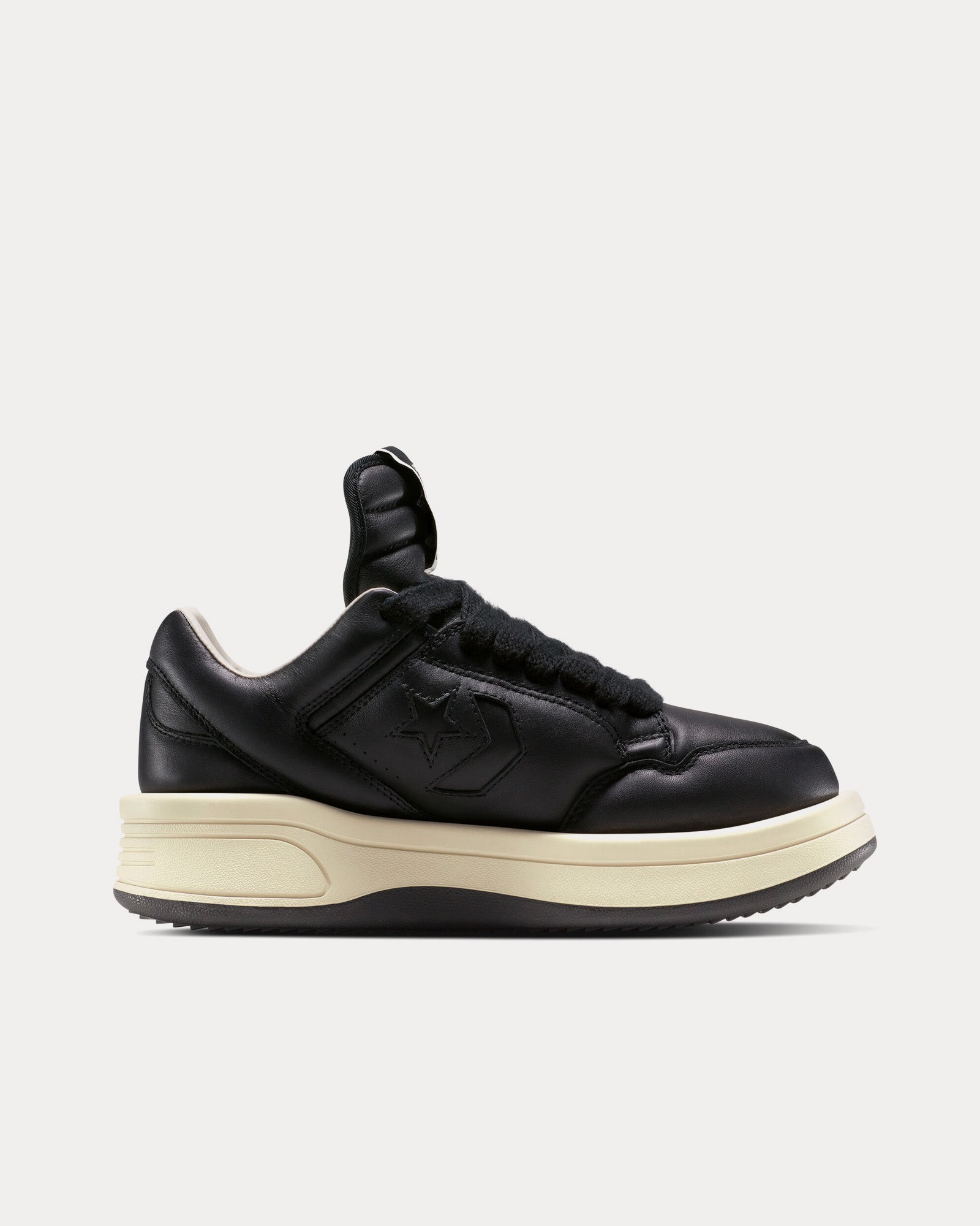 Converse x Rick Owens DRKSHDW Men's TURBOWPN Ox Black / Cloud Cream ...