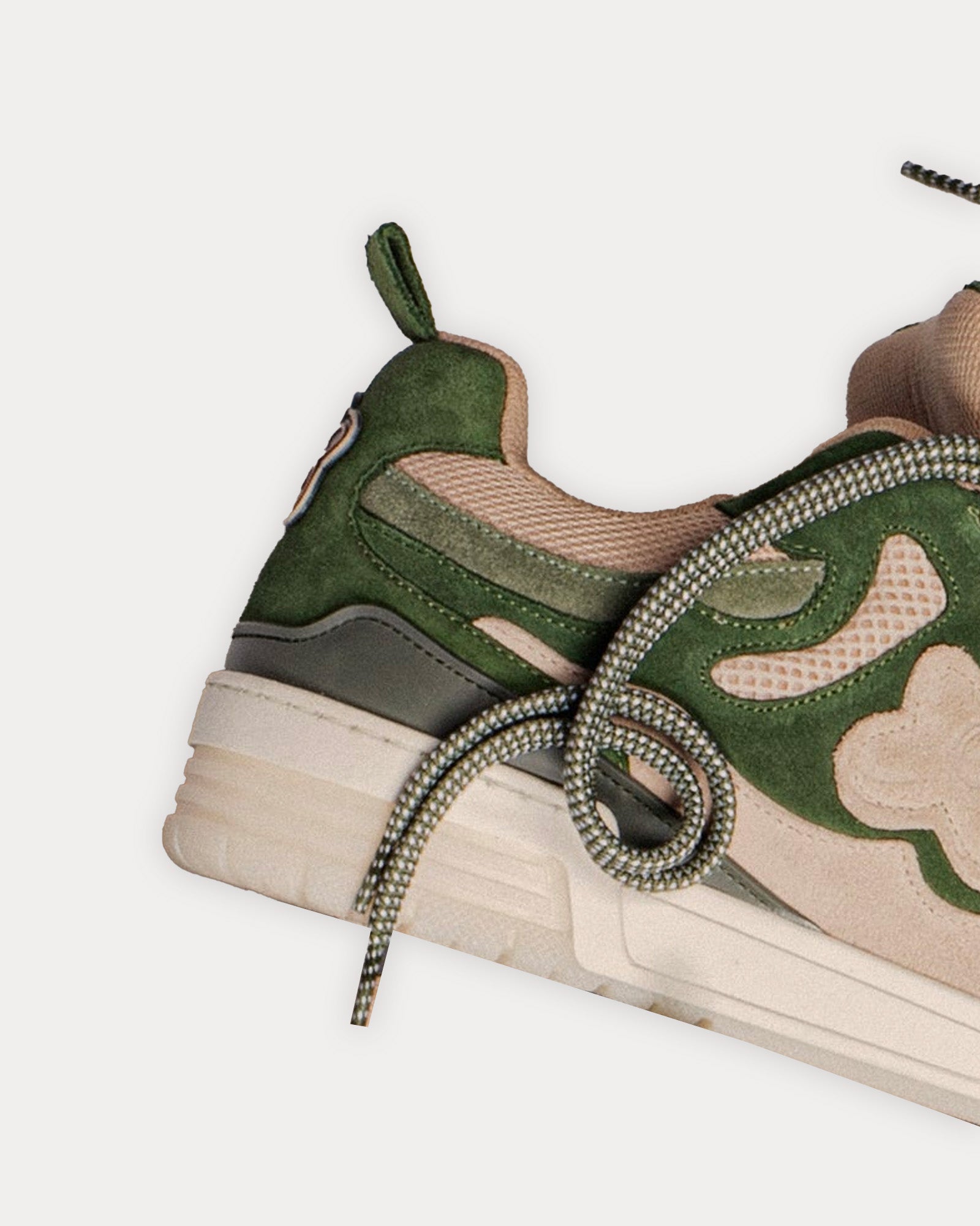 Flower Instincts x Maison Guava Opium Green / Beige Low Top Sneakers ...
