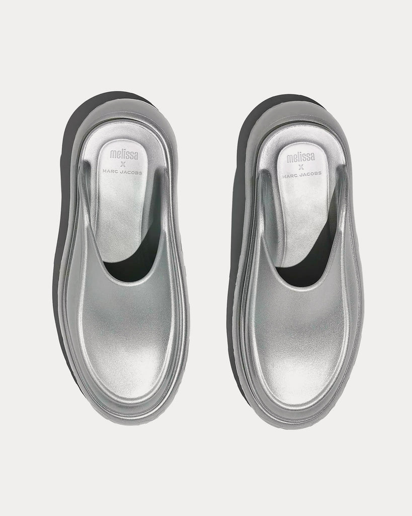Marc Jacobs x Melissa Silver Clogs - Sneak in Peace