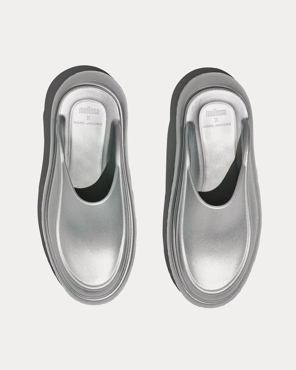 Marc Jacobs x Melissa Silver Clogs - Sneak in Peace