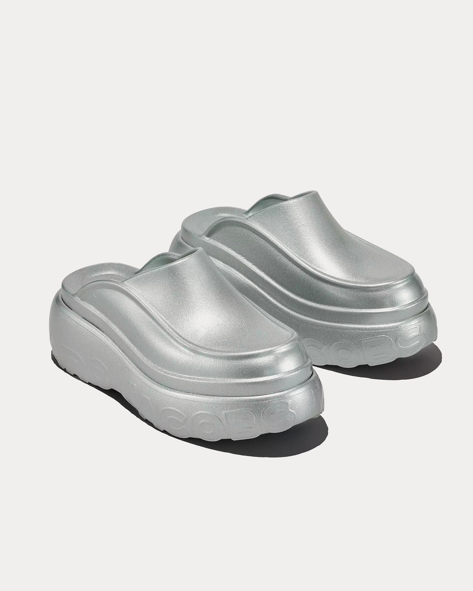 Marc Jacobs x Melissa Silver Clogs - Sneak in Peace