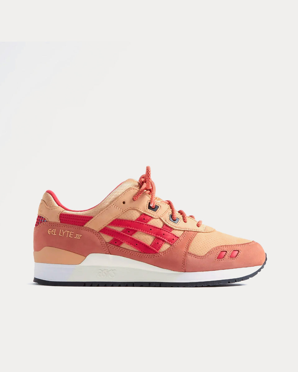 Asics x Kith Marvel Gel-Lyte III Remastered 'Gambit' Pink / Beige Low ...