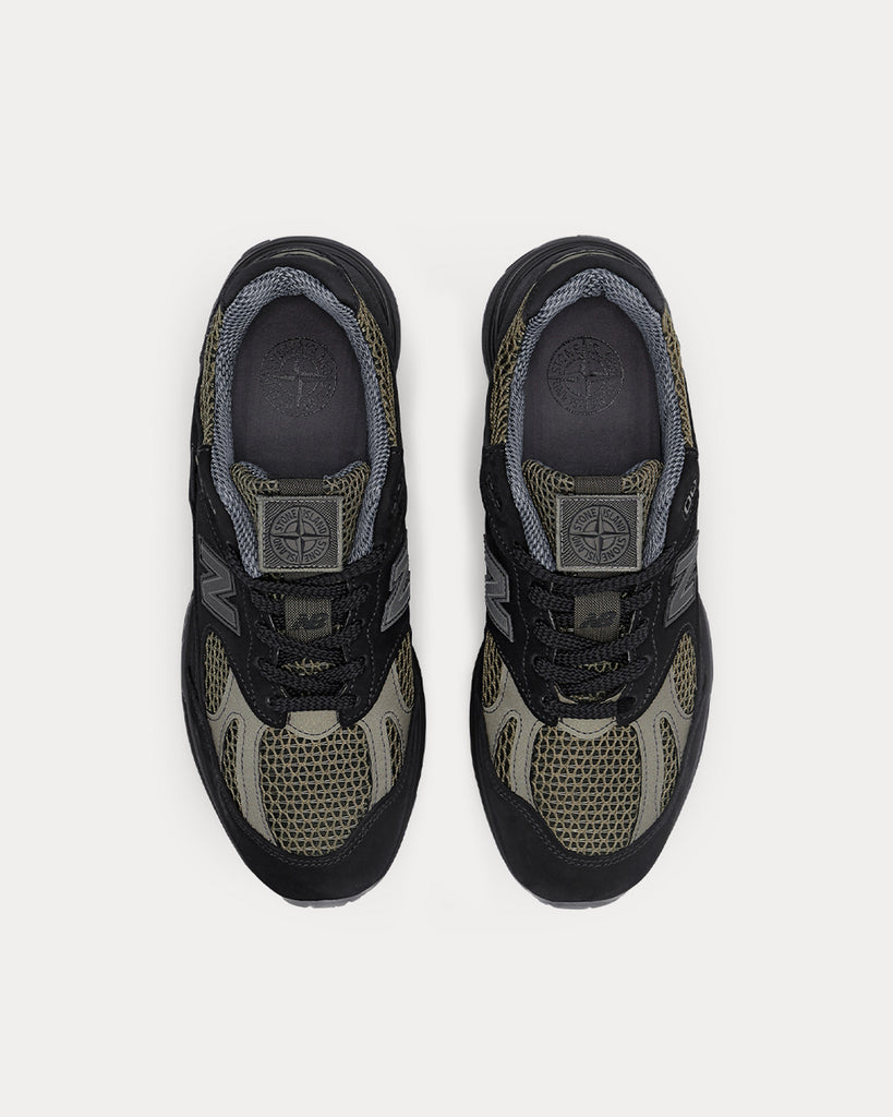 New Balance x Stone Island MADE in UK 991v2 Olive Green / Grey / Black ...