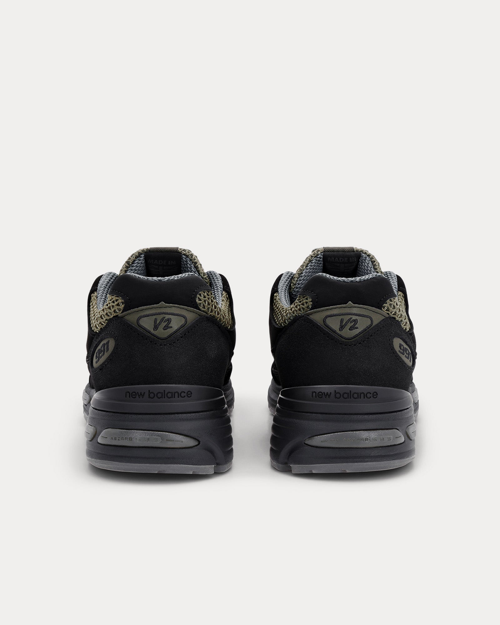 New Balance x Stone Island Men's MADE in UK 991v2 Olive Green / Grey ...