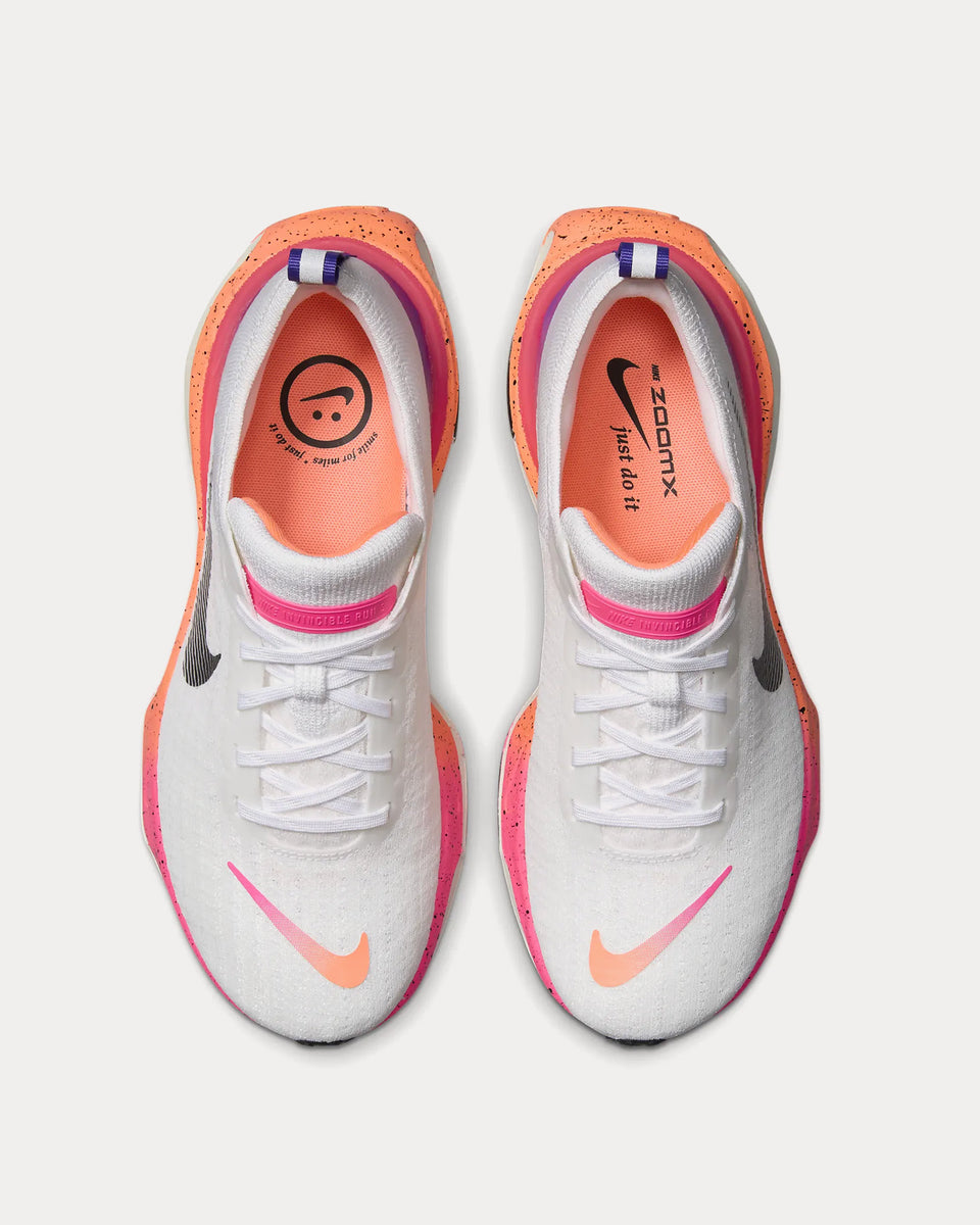 Nike Invincible 3 White / Bright Mango / Hyper Pink / Black Running ...