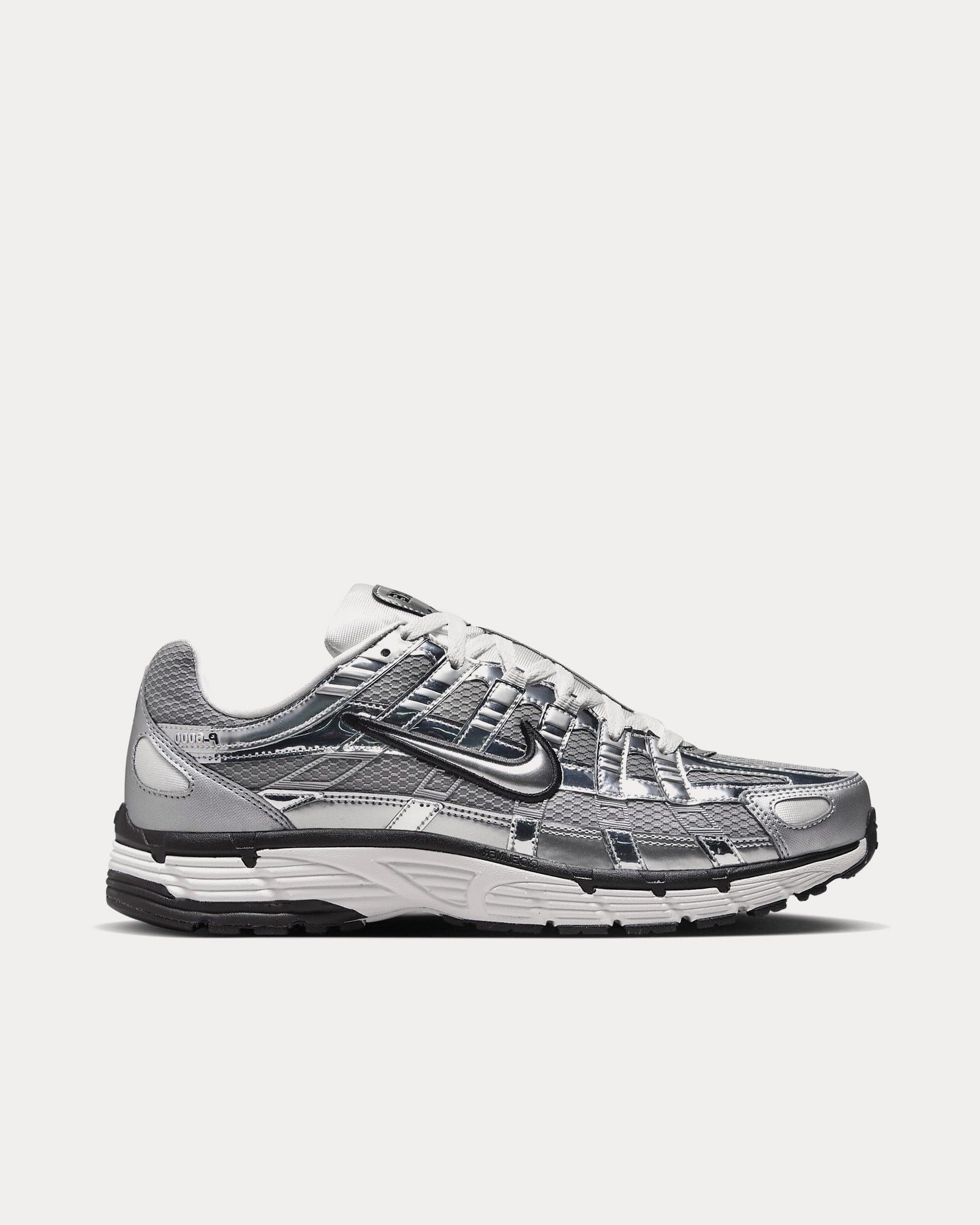 Nike Men's P-6000 Metallic Silver / Sail / Black / Metallic Silver Low ...