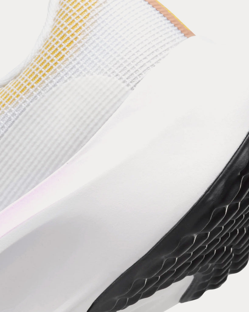 Nike Zoom Fly 5 White / Vivid Sulphur / Amber Brown / Rush Fuchsia ...