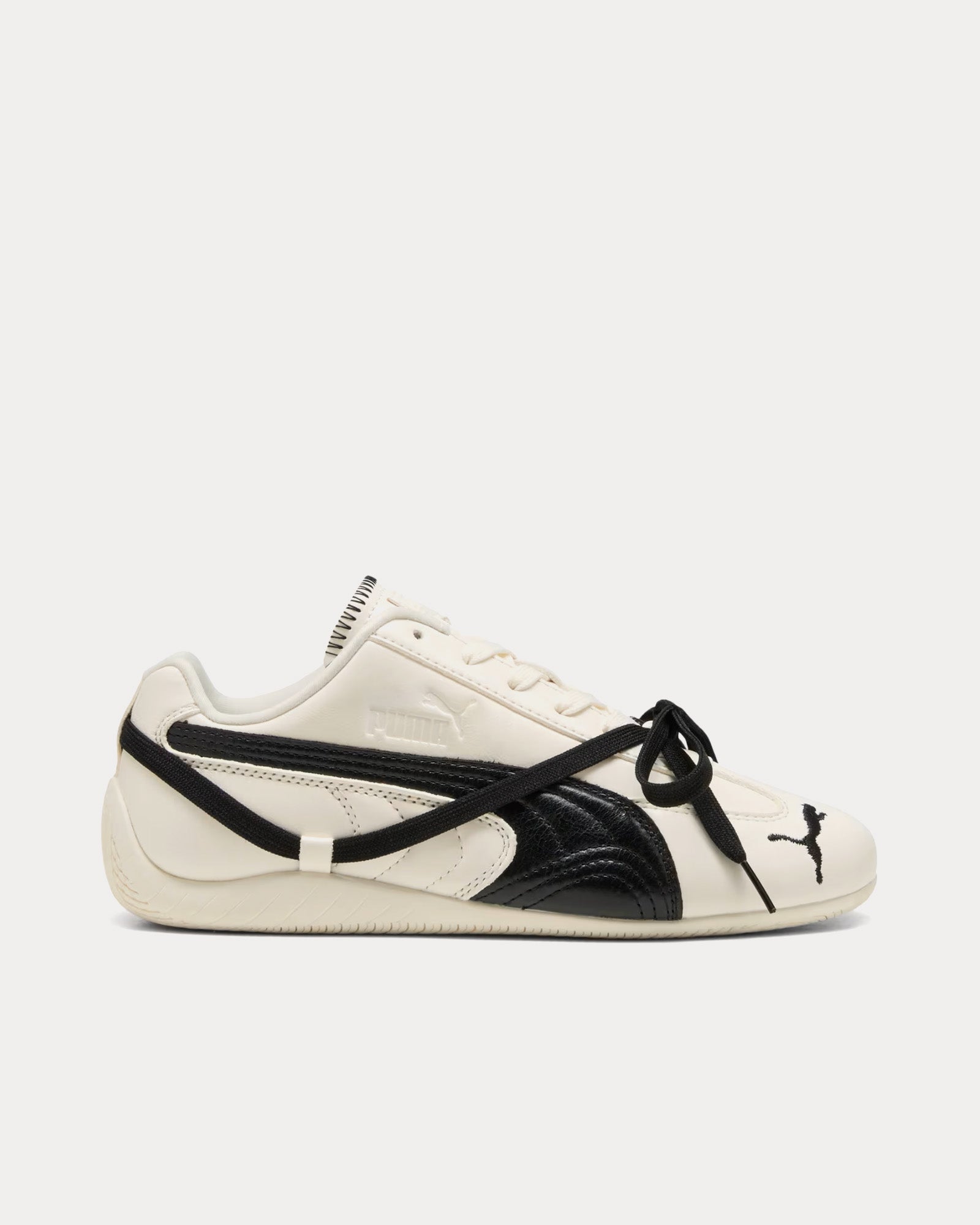 Puma x ROSÉ Women's Speedcat Lea Warm White / Puma Black Low Top Sneakers