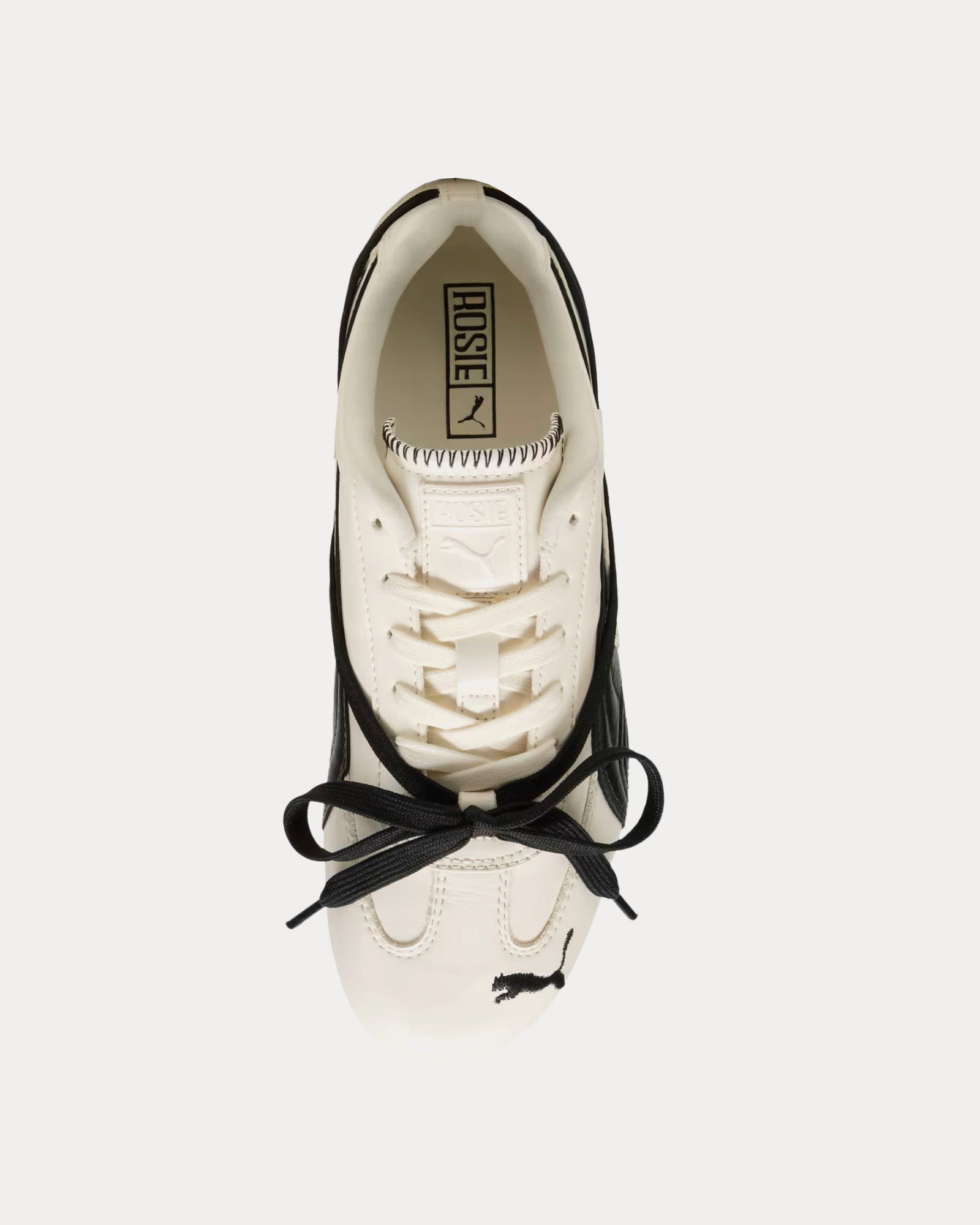 Puma x ROSÉ Women's Speedcat Lea Warm White / Puma Black Low Top Sneakers
