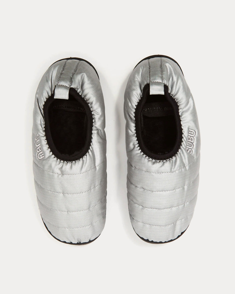 Subu Packable Silver Slippers - Sneak in Peace