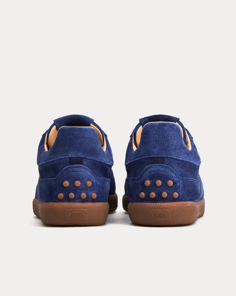 Tod's Tabs Suede Blue Low Top Sneakers - Sneak in Peace
