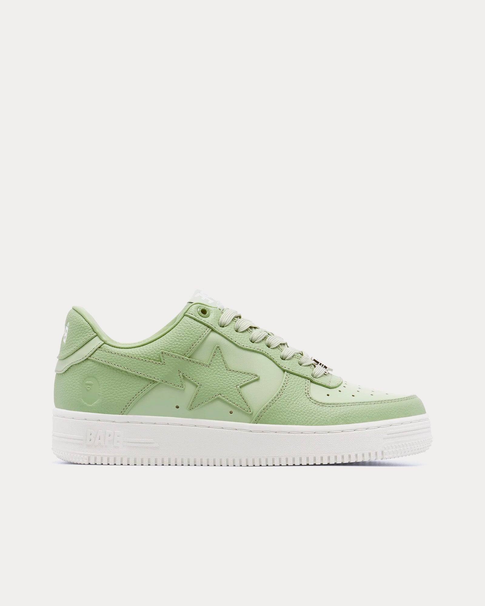 A Bathing APE Bape Sta #9 Green Low Top Sneakers - Sneak in Peace