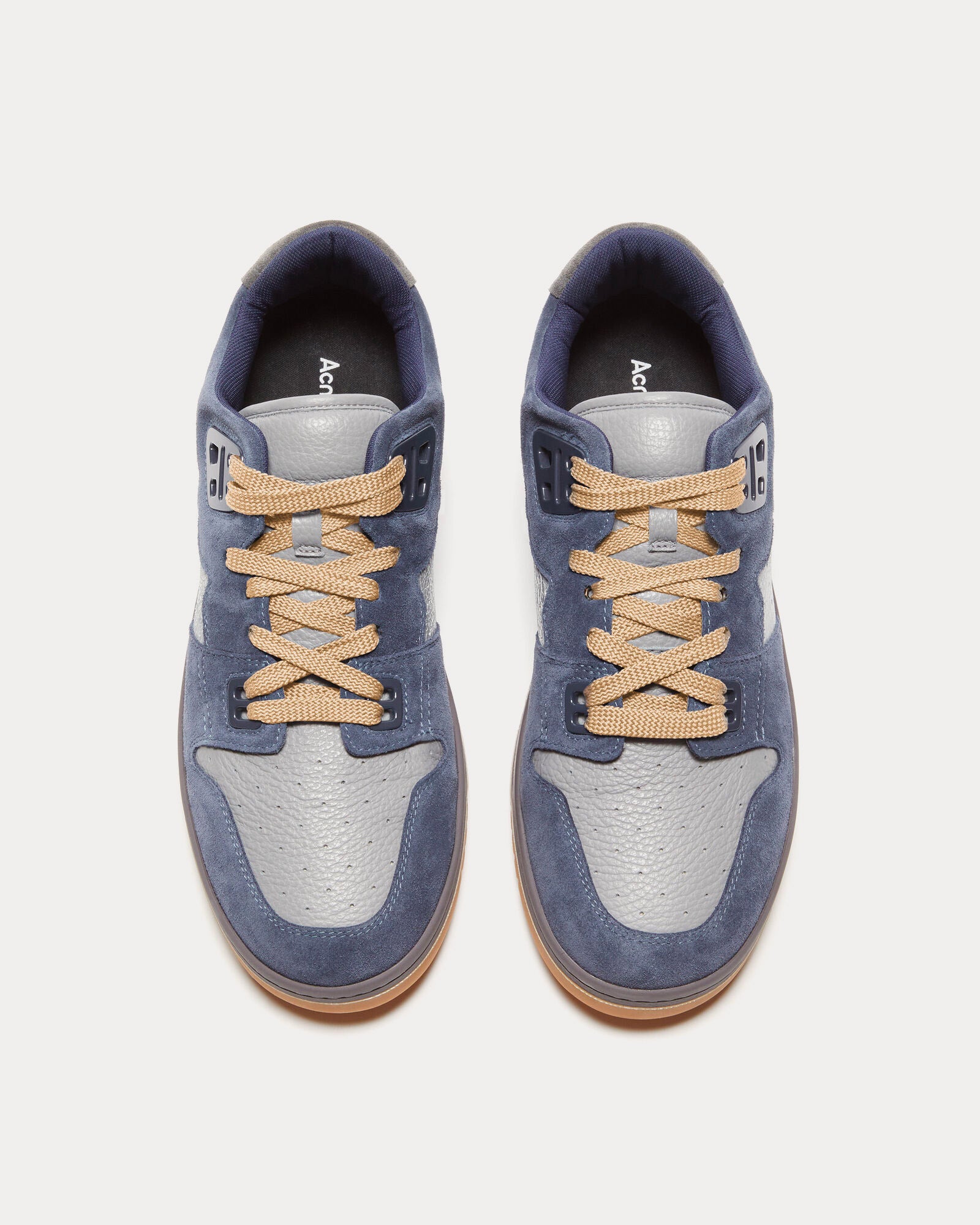 Acne Studios Men's 08sthlm Fuzzy Grey / Blue Low Top Sneakers & Trainers