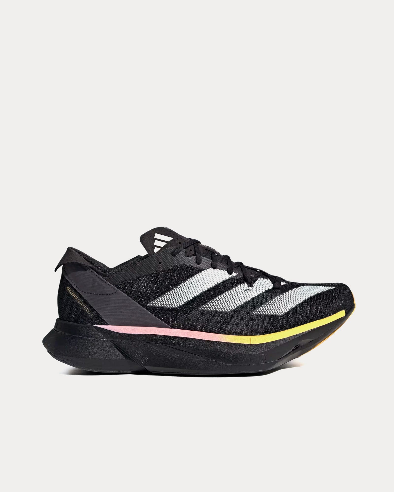 Adidas Unisex Adios Pro 3 Core Black / Zero Metalic / Spark Running Shoes