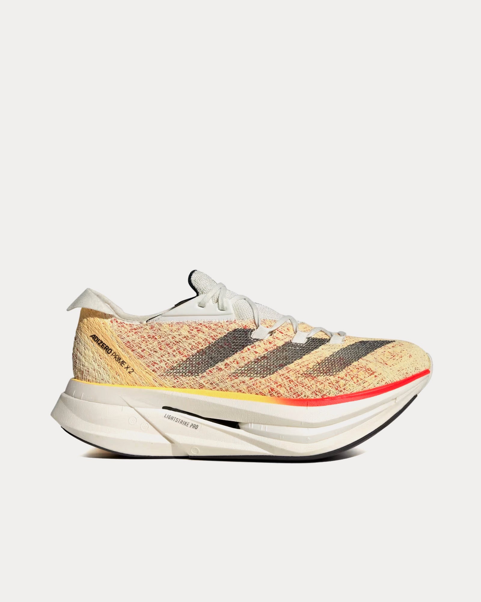 Adidas Unisex Adizero Prime X 2.0 Strung Ivory / Core Black / Spark ...