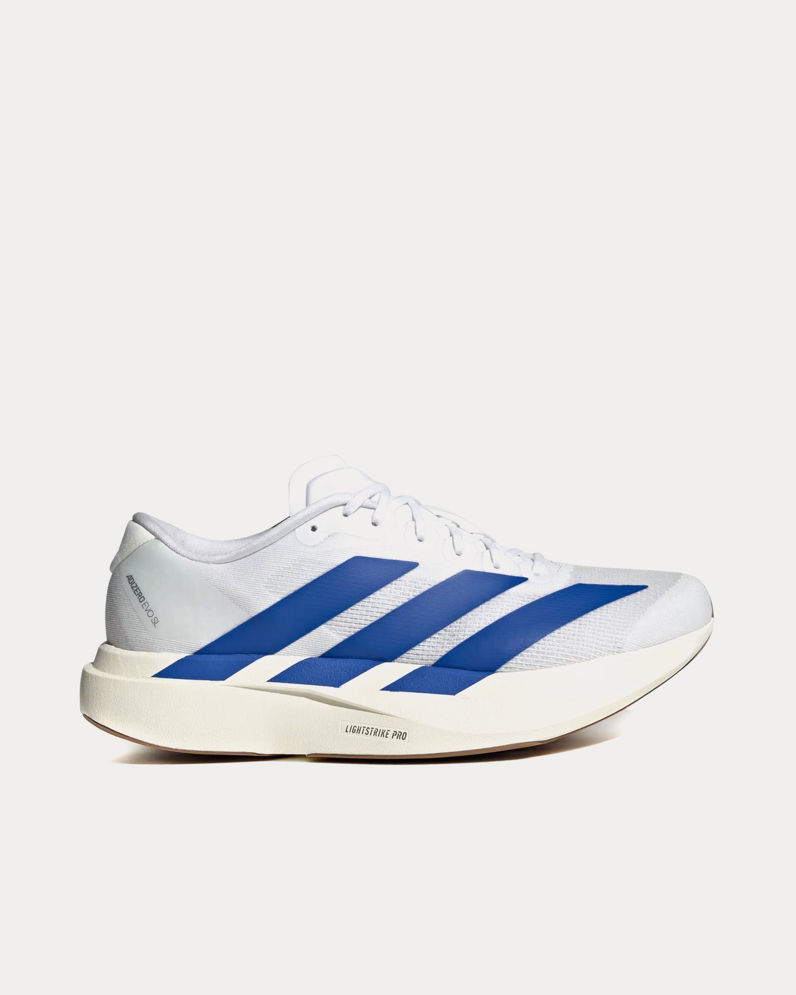 Adidas Men's Adizero EVO SL Cloud White / Royal Blue / Pure Ruby ...