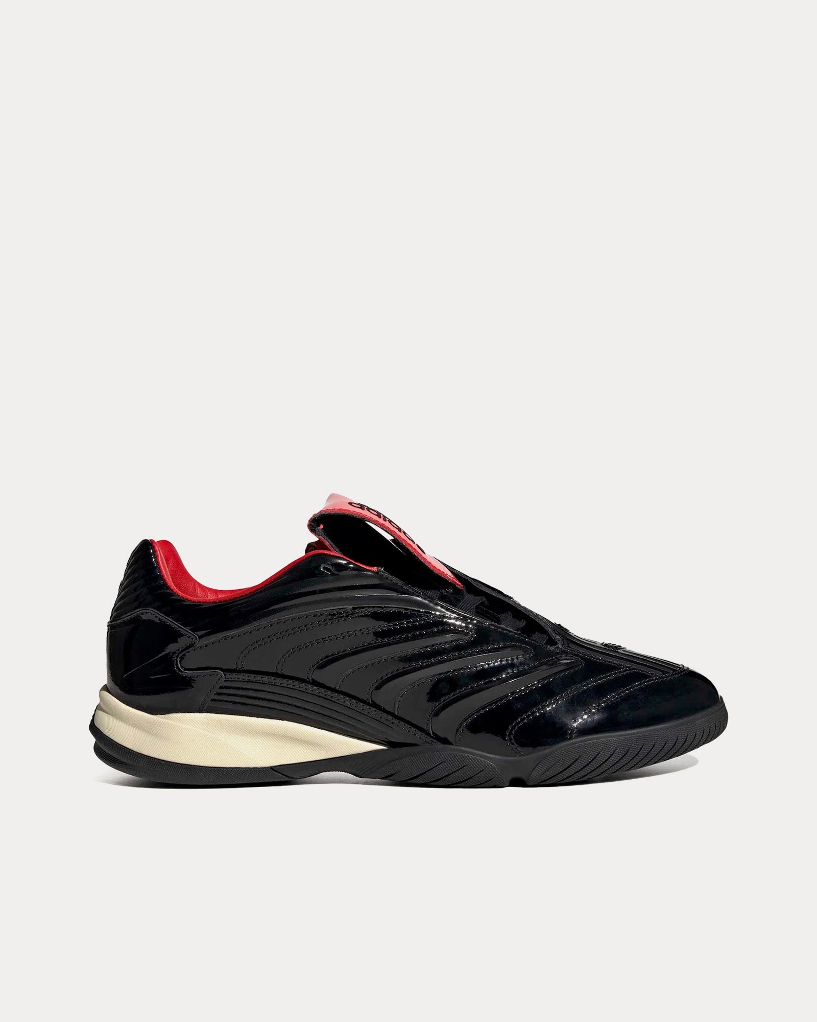 Adidas Unisex Predator Sala Core Black / Red / Core Black Slip On ...