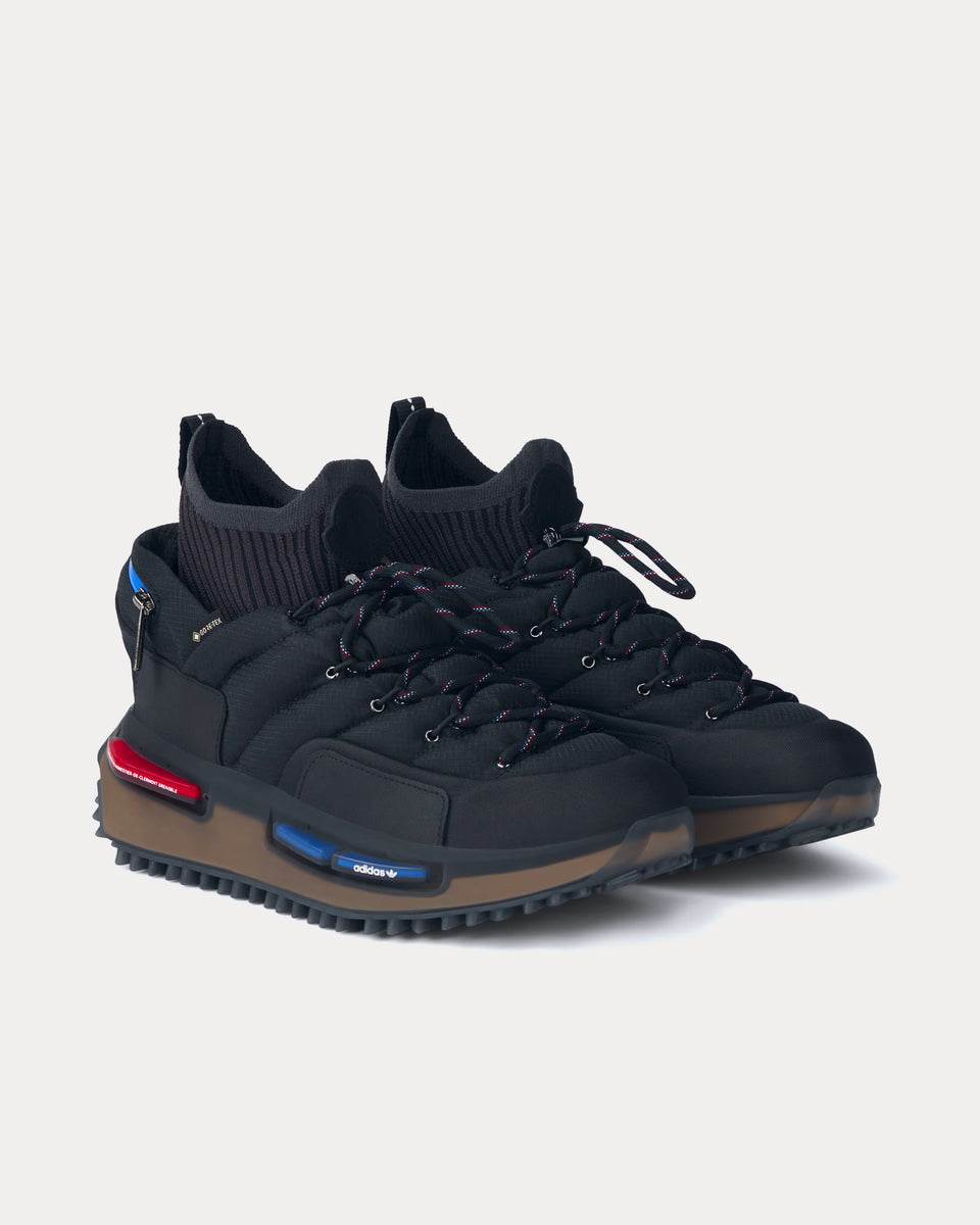 Moncler x Adidas NMD Runner Black High Top Sneakers - Sneak in Peace