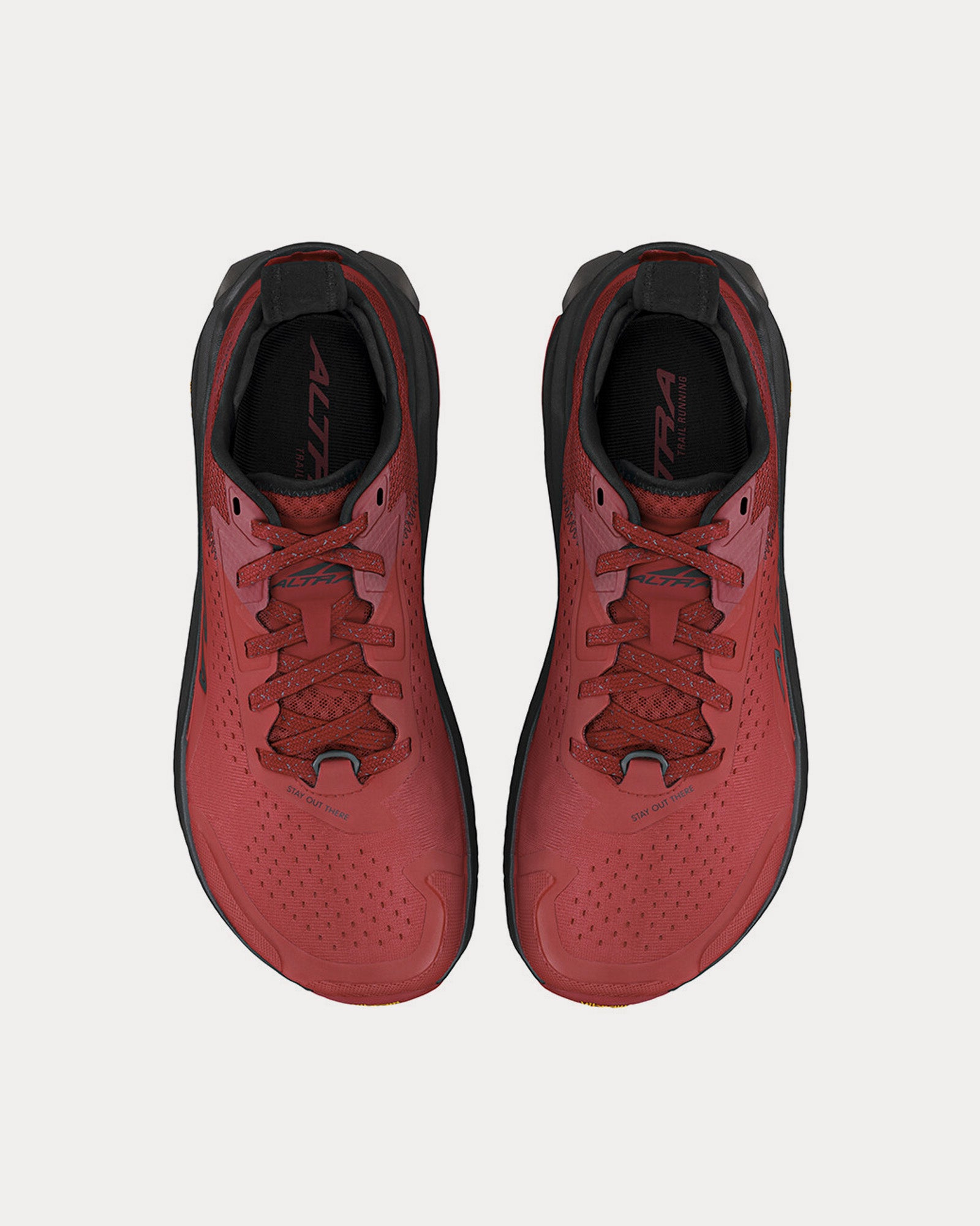 Altra Olympus 6 Red Running Shoes - Sneak in Peace