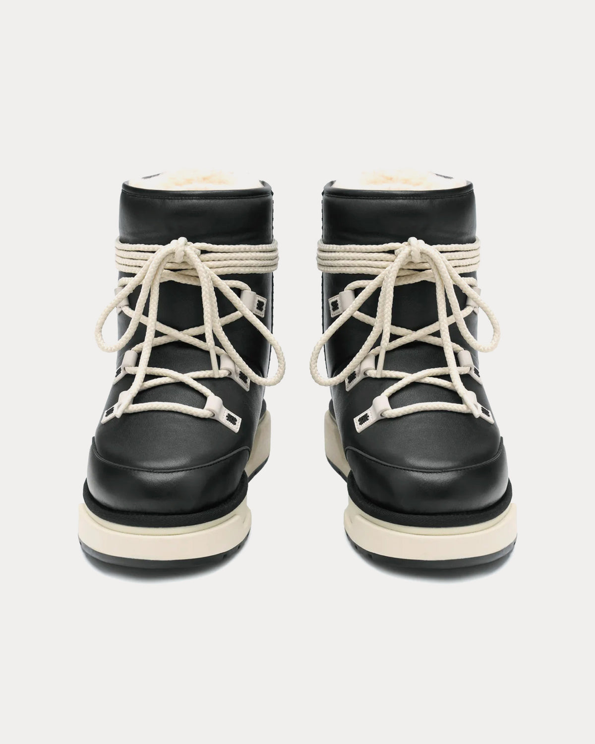 AMIRI Malibu Hi Leather Black Boots - Sneak in Peace