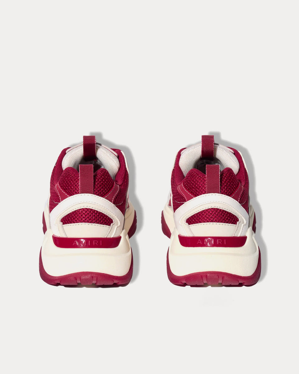AMIRI Bone Runner Red / White Low Top Sneakers - Sneak in Peace
