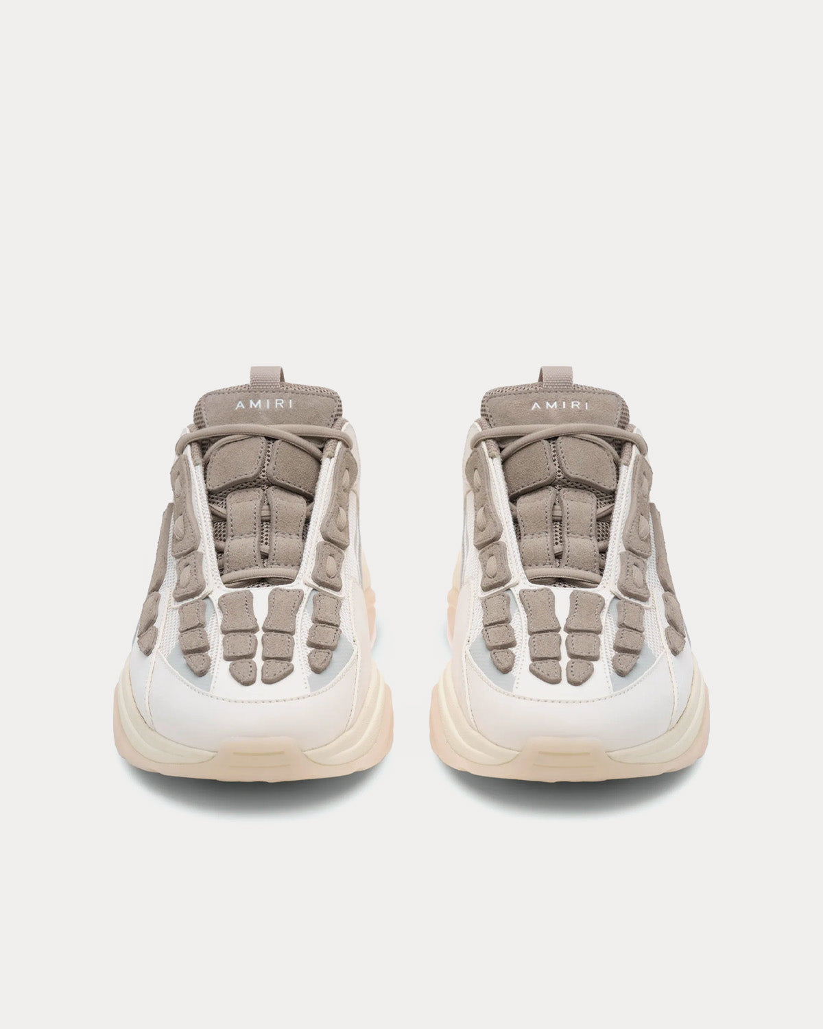 AMIRI Men's Bone Runner Stone Grey / Off-White Low Top Sneakers