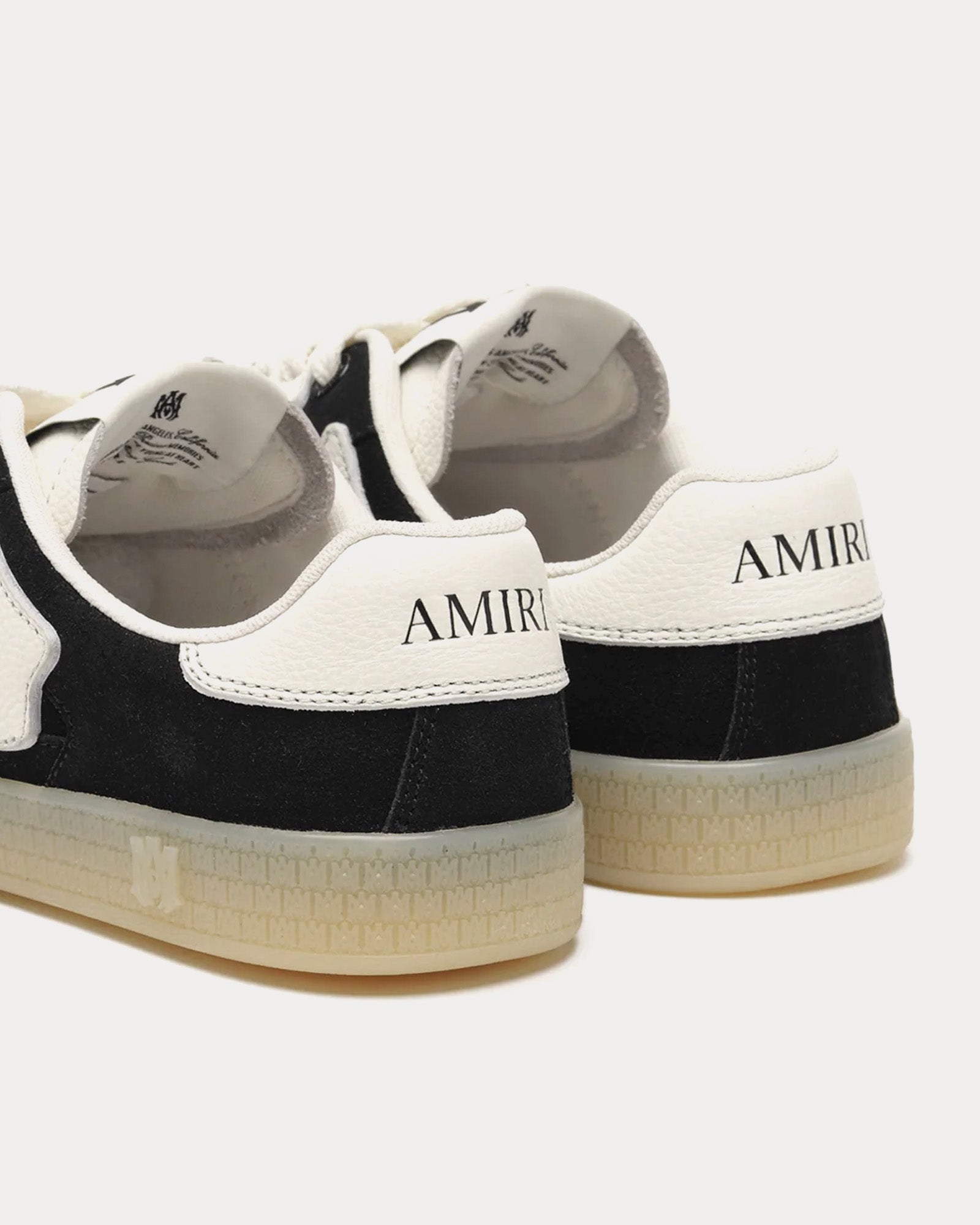 AMIRI Men's Pacific Bones Black Low Top Sneakers & Trainers