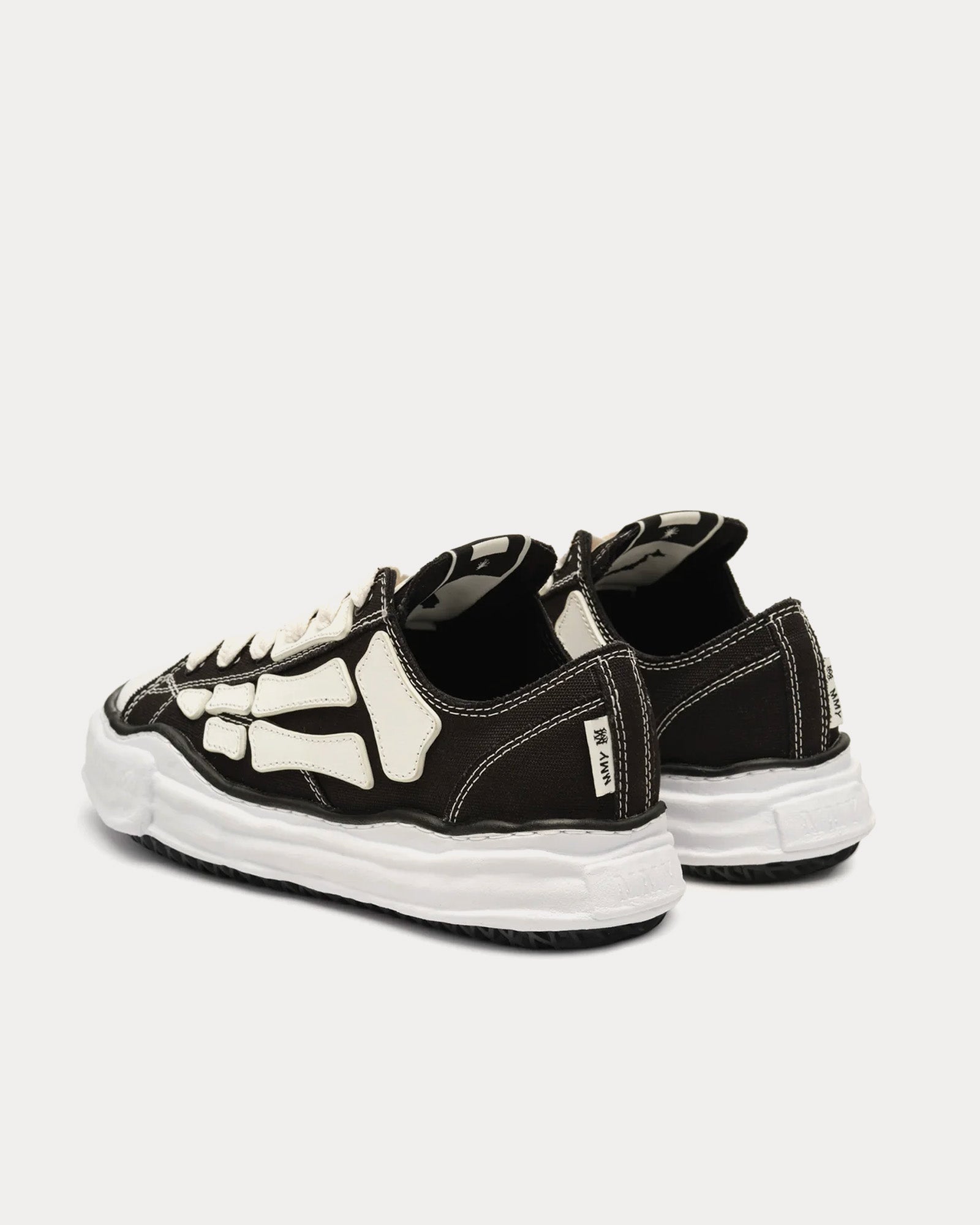 AMIRI x Mihara Yasuhiro Men's MMY Bones Black / White Low Top Sneakers ...