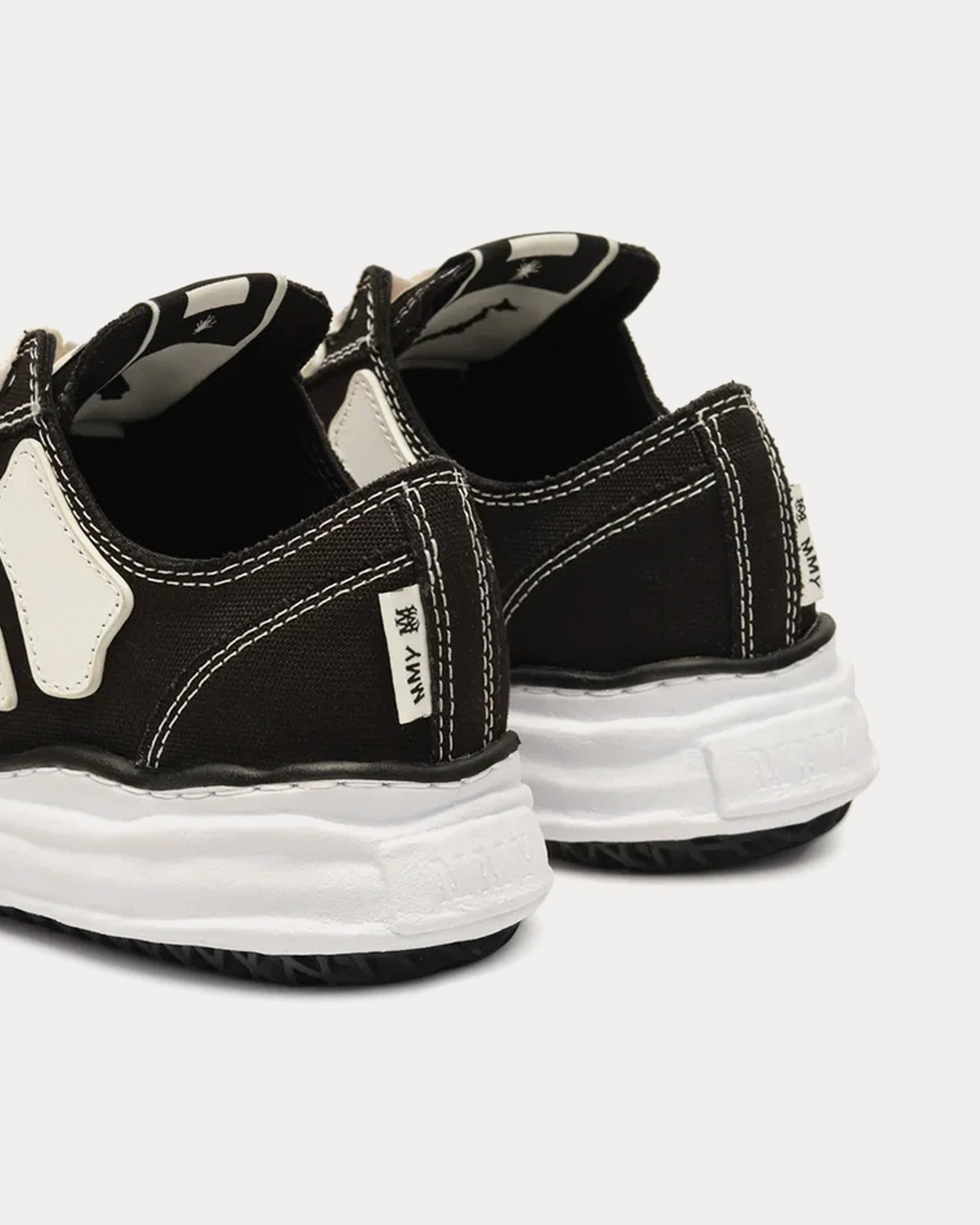 AMIRI x Mihara Yasuhiro Men's MMY Bones Black / White Low Top Sneakers & Trainers