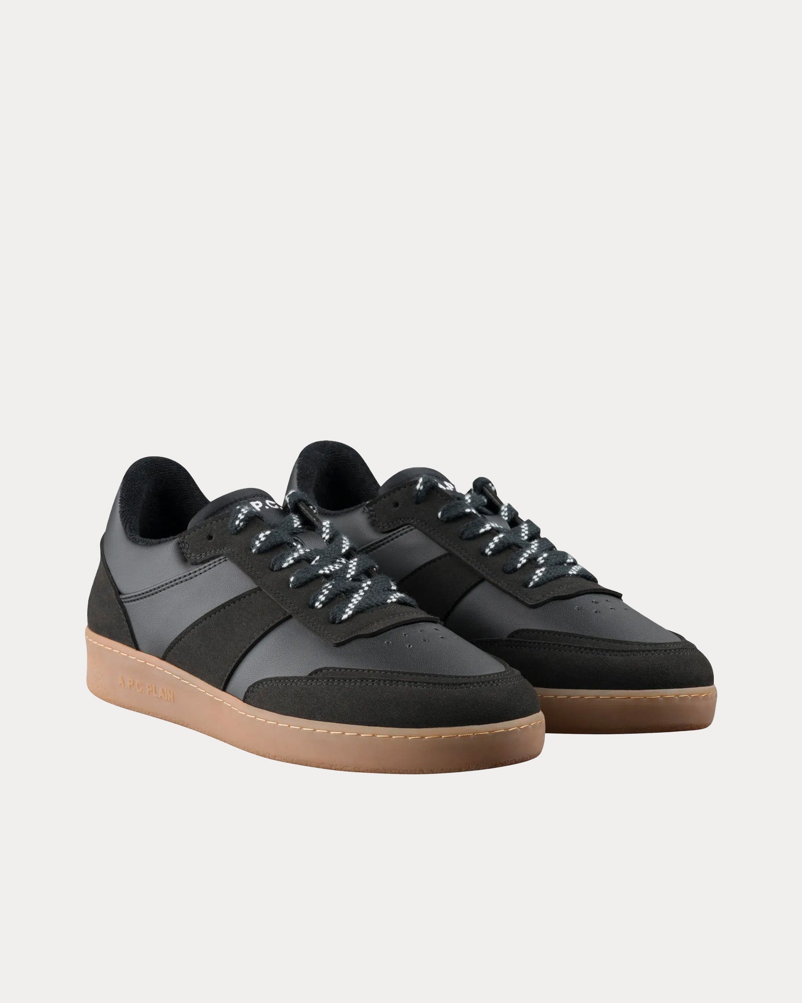 A.P.C. Men's Plain Black Low Top Sneakers & Trainers