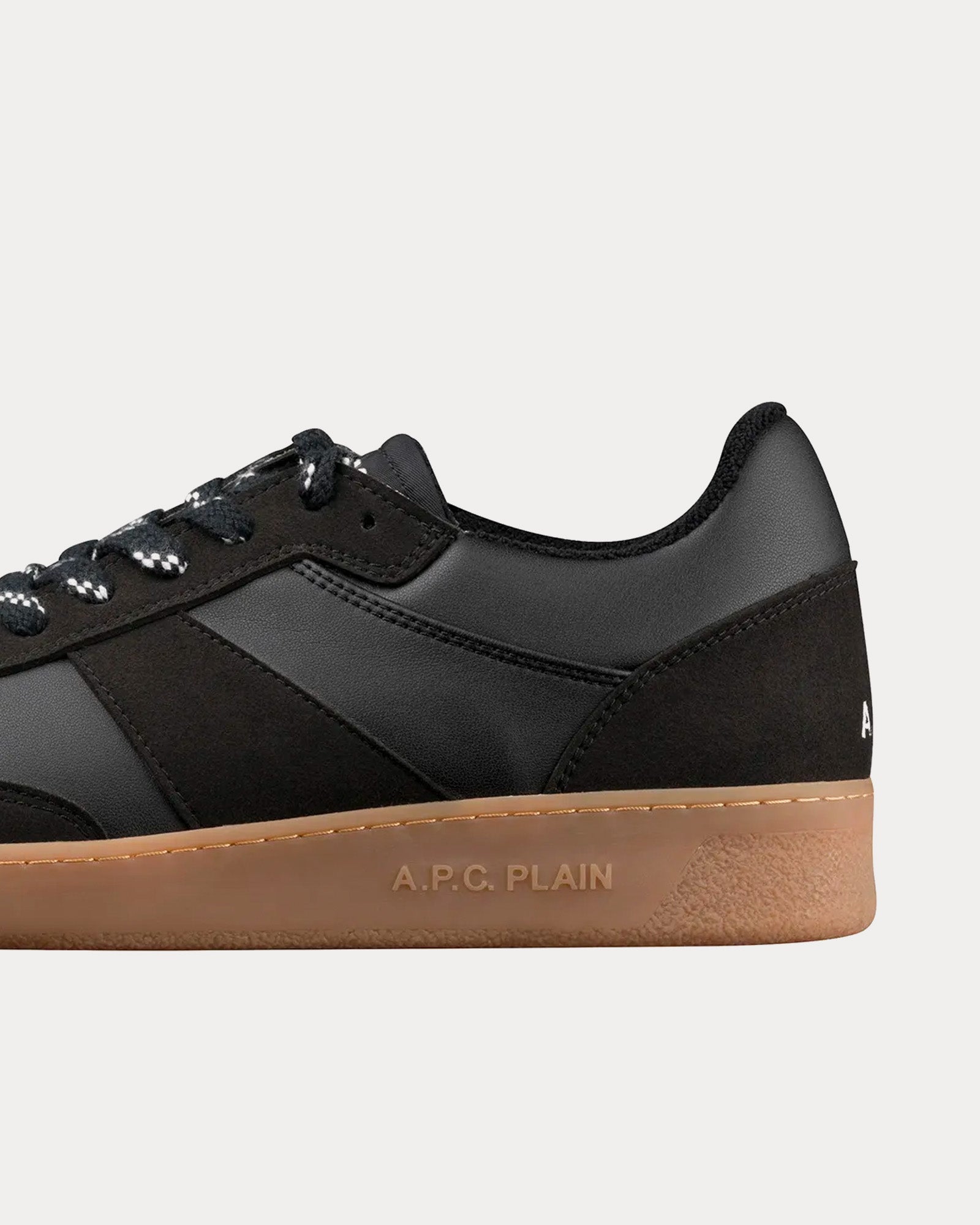 A.P.C. Men's Plain Black Low Top Sneakers & Trainers