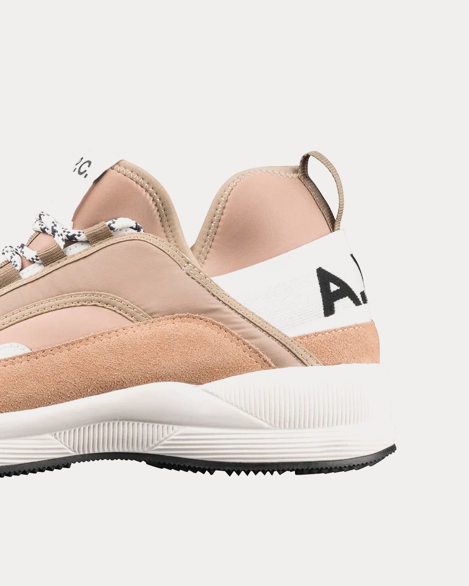 A.P.C. Unisex Run Around Taupe Low Top Sneakers & Trainers