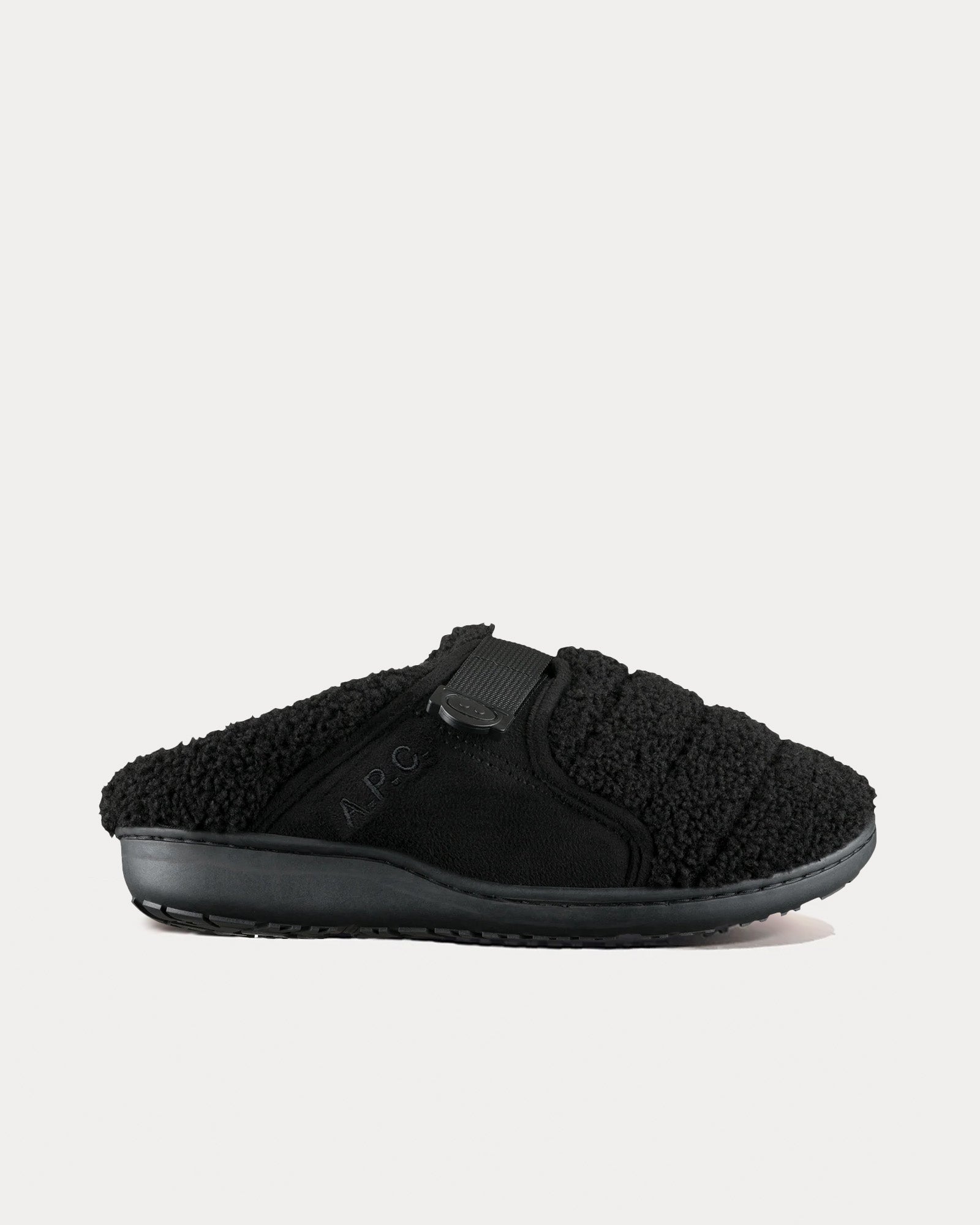 Subu x A.P.C. Belt Line Black Sandals - Sneak in Peace