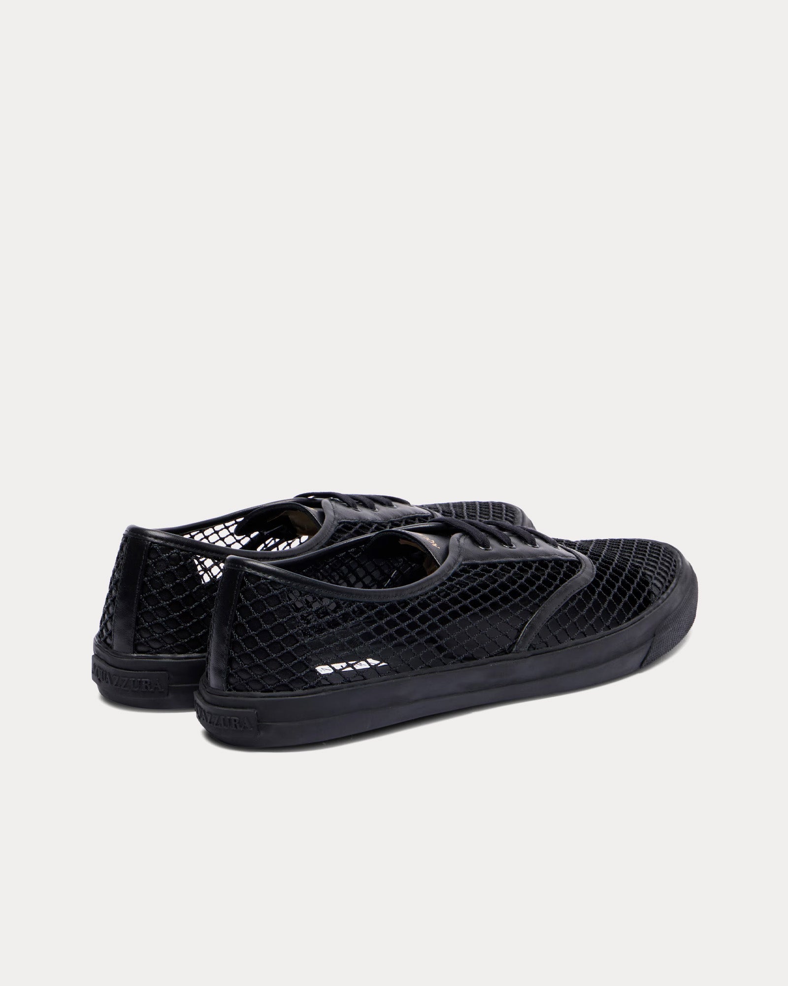 Aquazzura Women's Minimalist Mesh Black Low Top Sneakers & Trainers