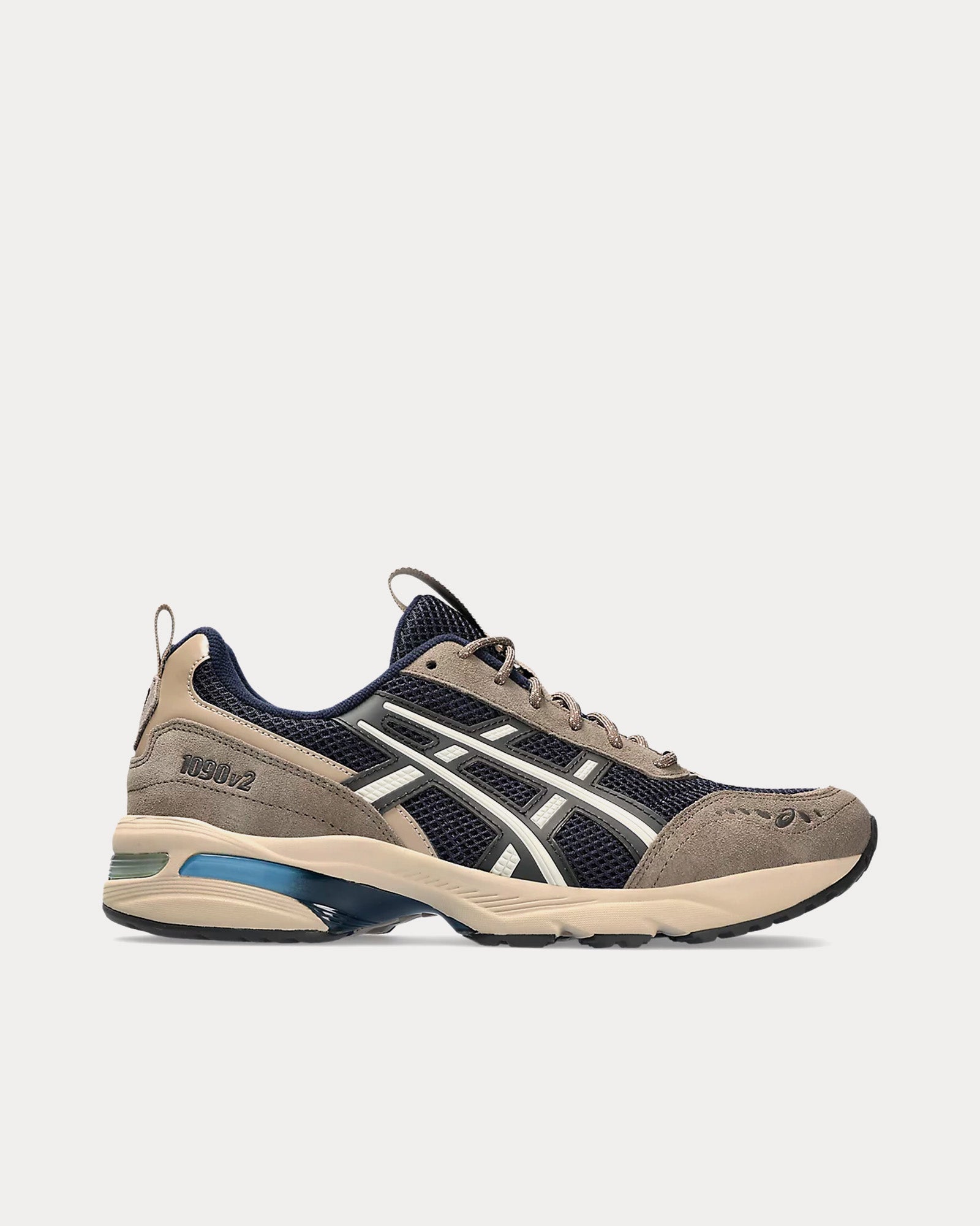 Asics Unisex Gel-1090v2 Midnight / Dark Sepia Low Top Sneakers & Trainers