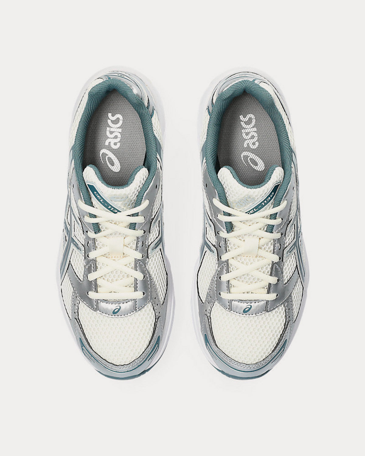 Asics Men's Gel-1130 White / Iron Clad Low Top Sneakers & Trainers