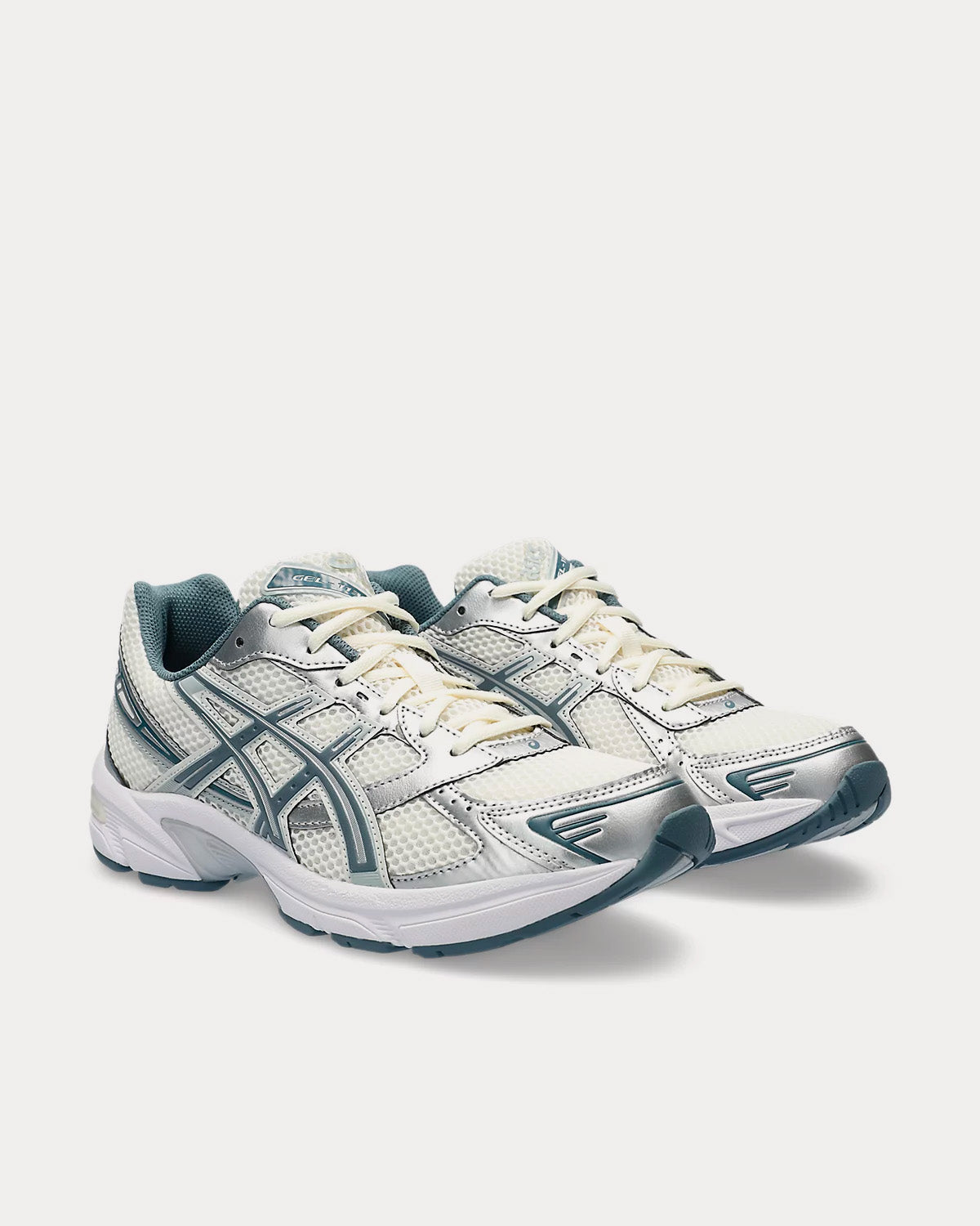 Asics Men's Gel-1130 White / Iron Clad Low Top Sneakers & Trainers