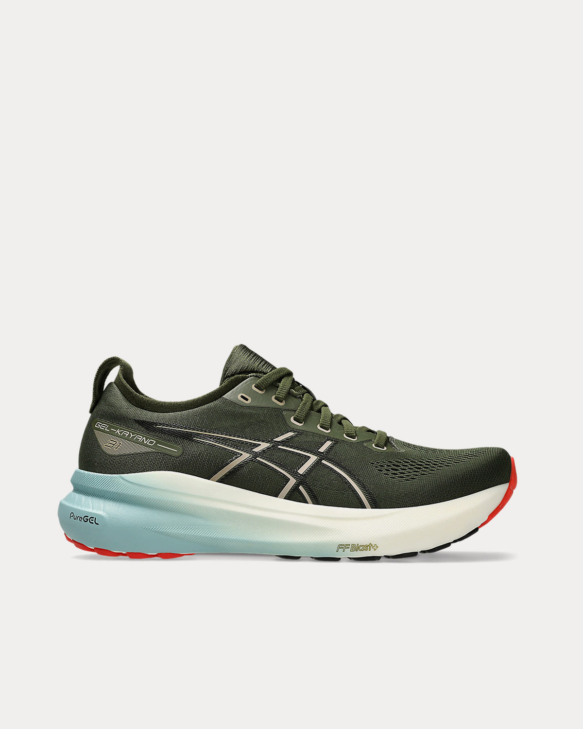 Asics Gel-Kayano 31 Smog Green / Black Running Shoes - Sneak in Peace
