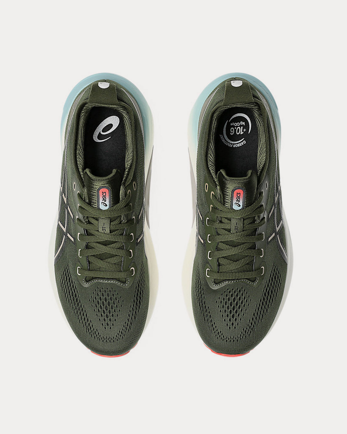 Asics Gel-Kayano 31 Smog Green / Black Running Shoes - Sneak in Peace