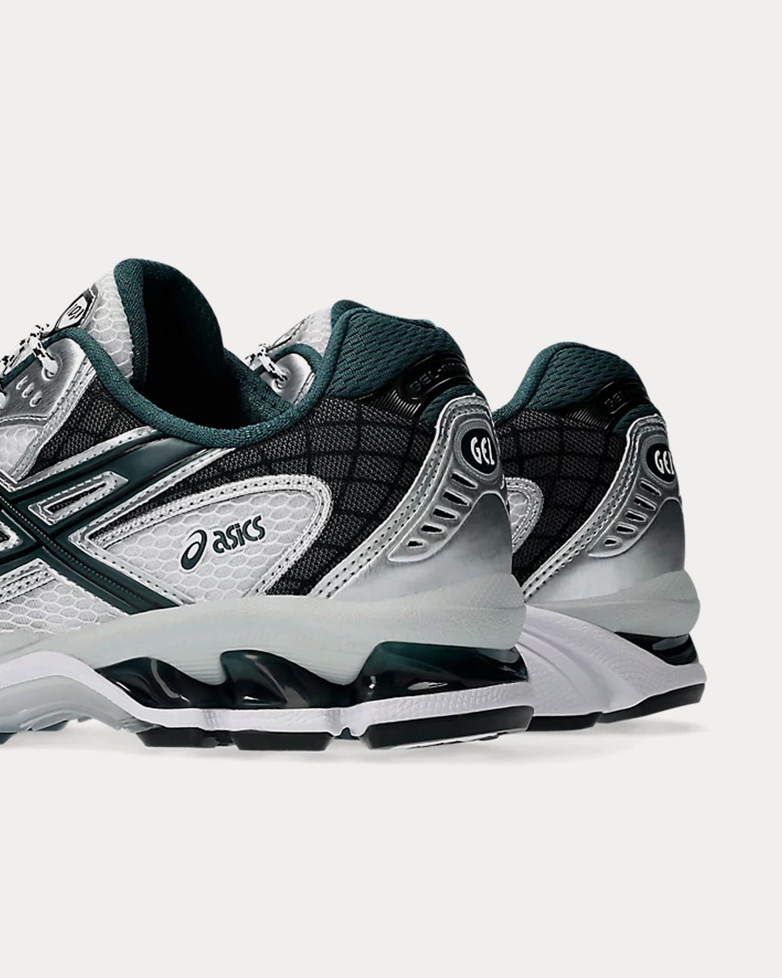 Asics Unisex Gel-Nimbus 10.1 White / Saxon Green Low Top Sneakers ...