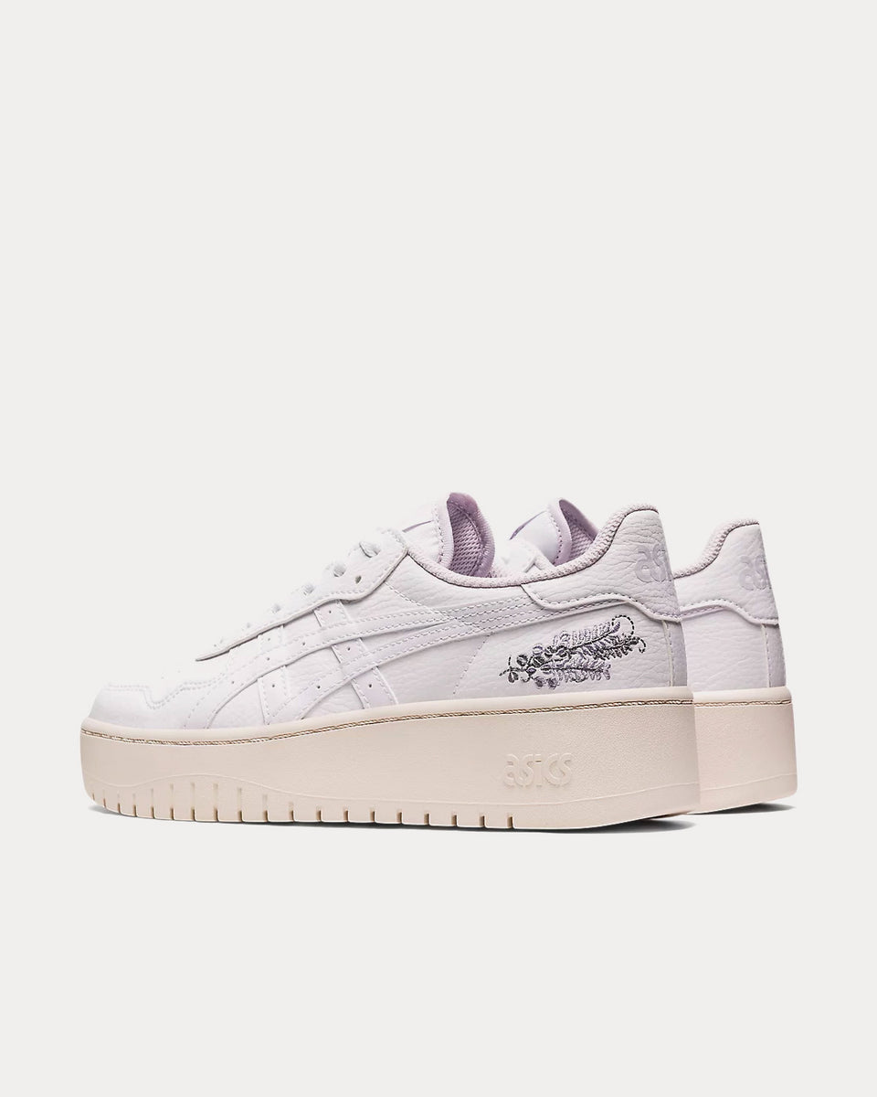 Asics Japan S PF White / Lilac Hint Low Top Sneakers - Sneak in Peace