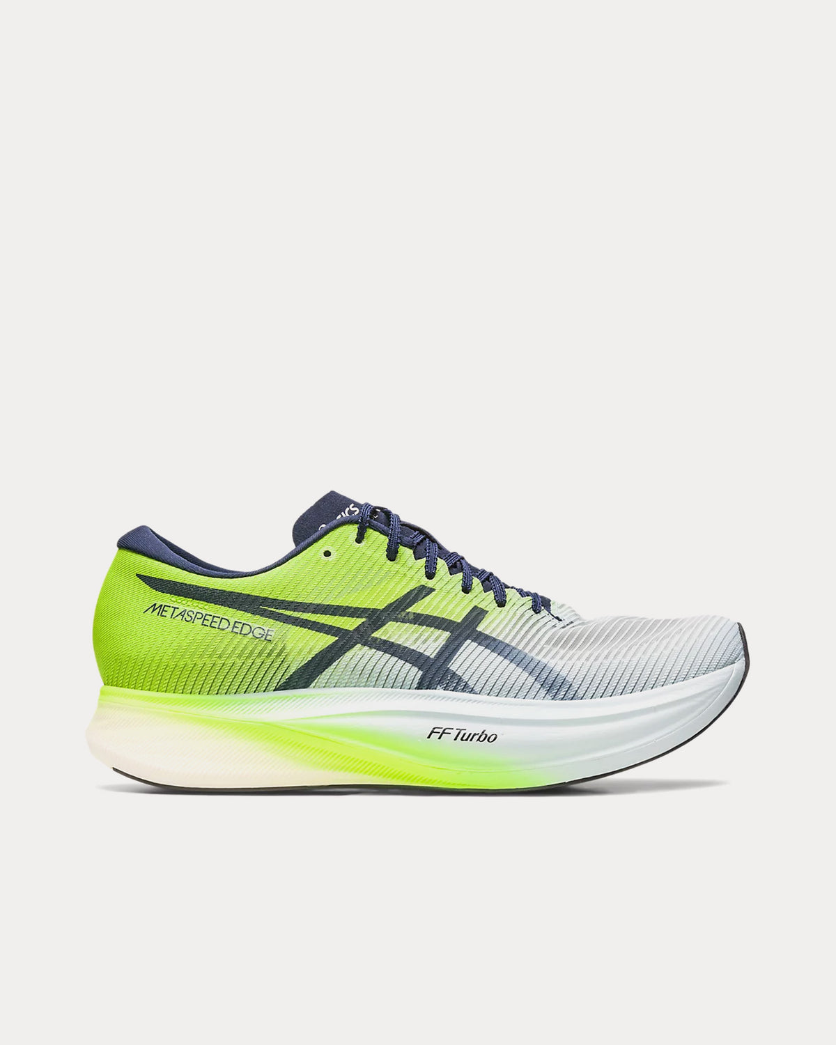 Asics Metaspeed Edge+ Sky / Hazard Green Running Shoes - Sneak in Peace