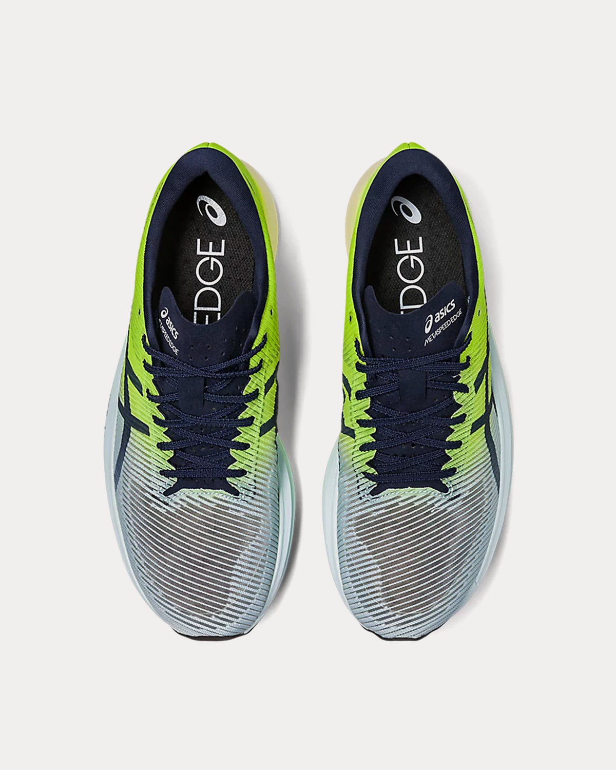 Asics Metaspeed Edge+ Sky / Hazard Green Running Shoes - Sneak in Peace